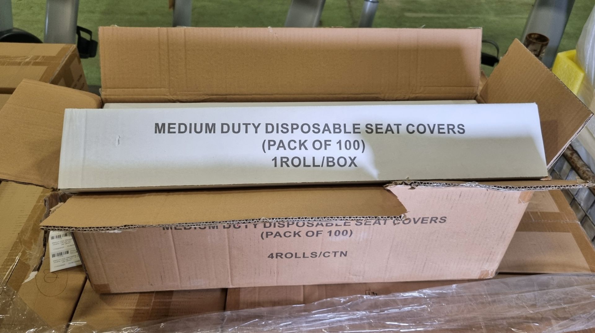 20x boxes of Medium duty disposable seat covers (100 per roll) - 4 ...