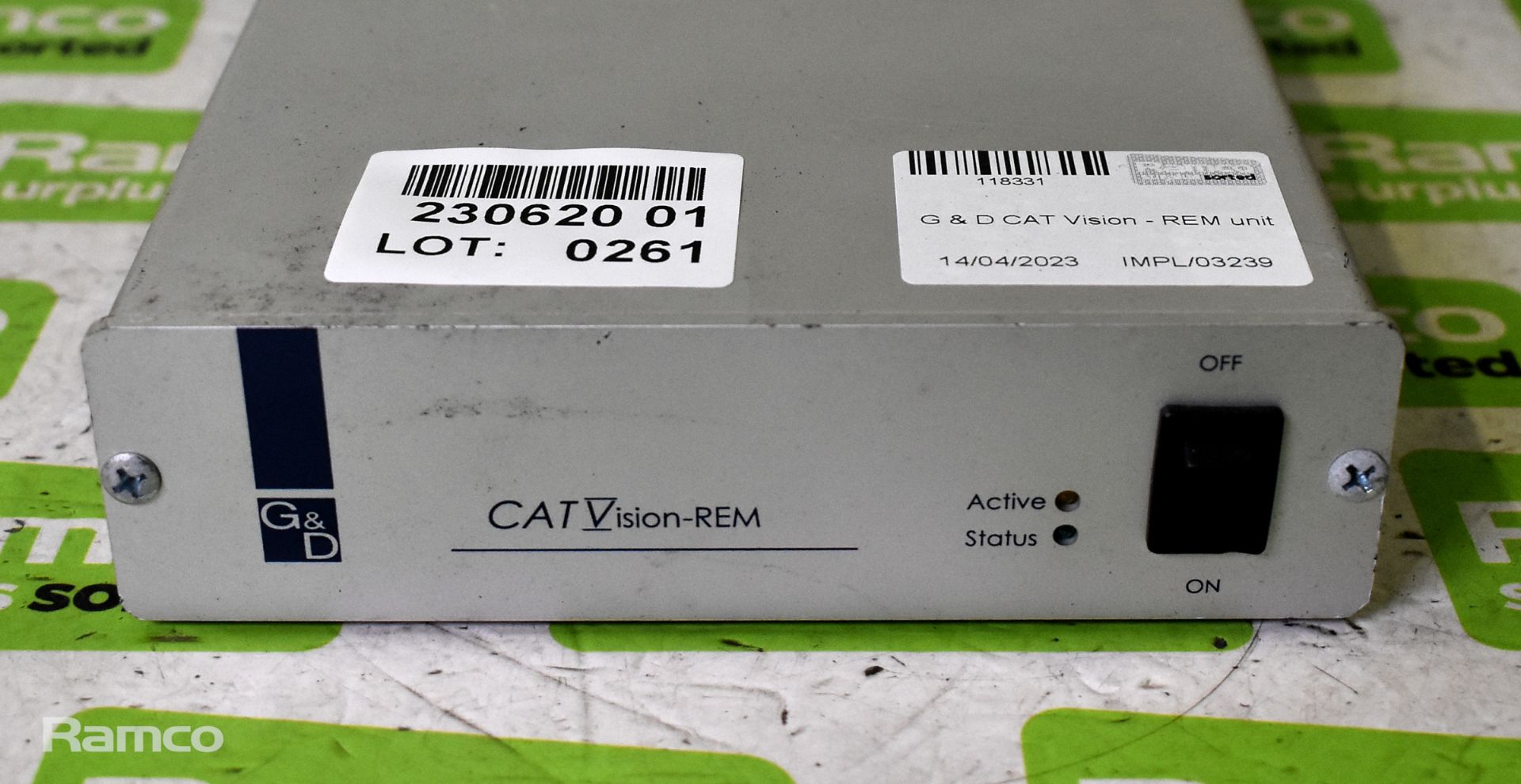 G & D CAT Vision - REM unit