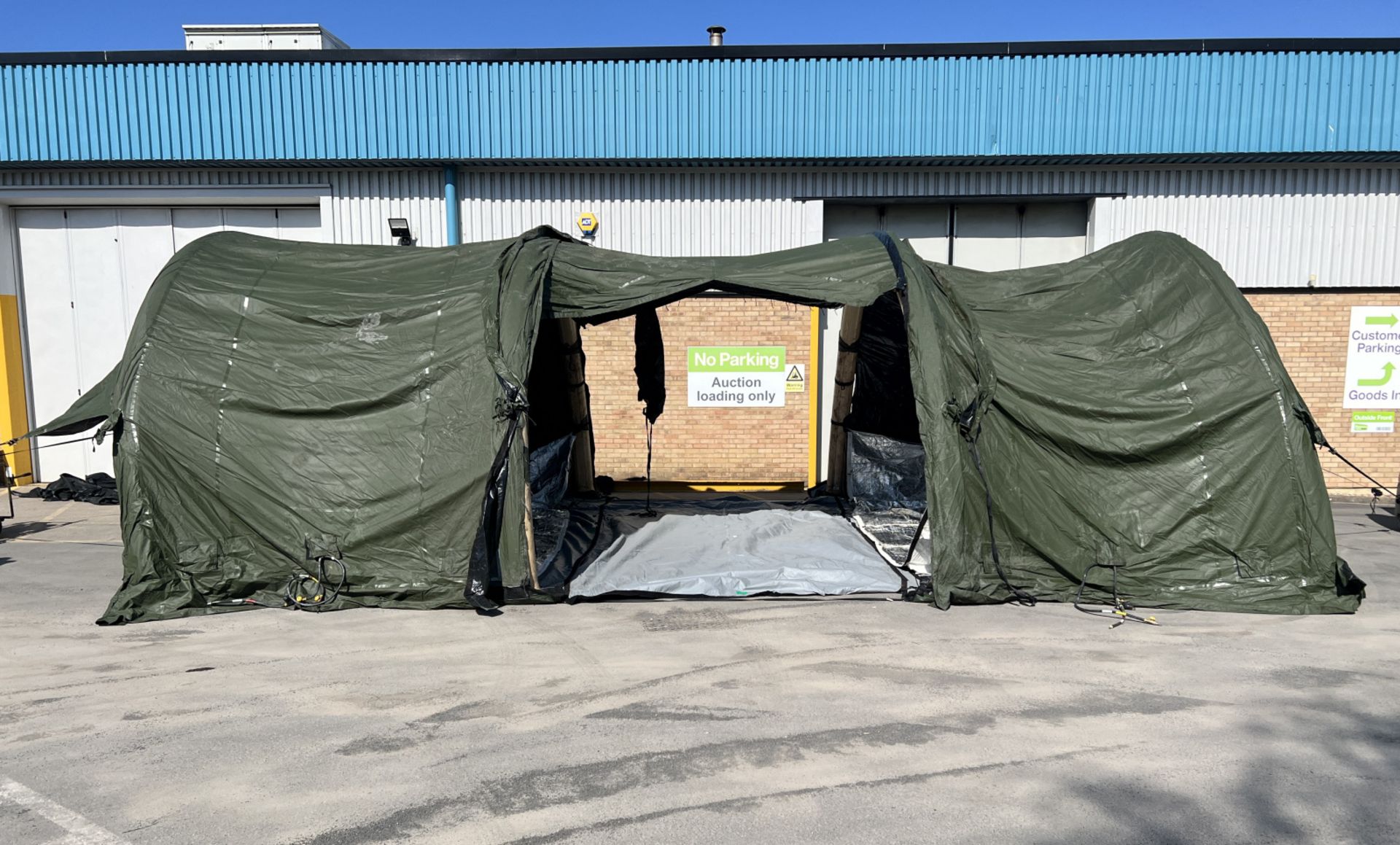 Airbeam Shelters inflatable tent 2032 - 4 arch assembly tunnel shelter ...