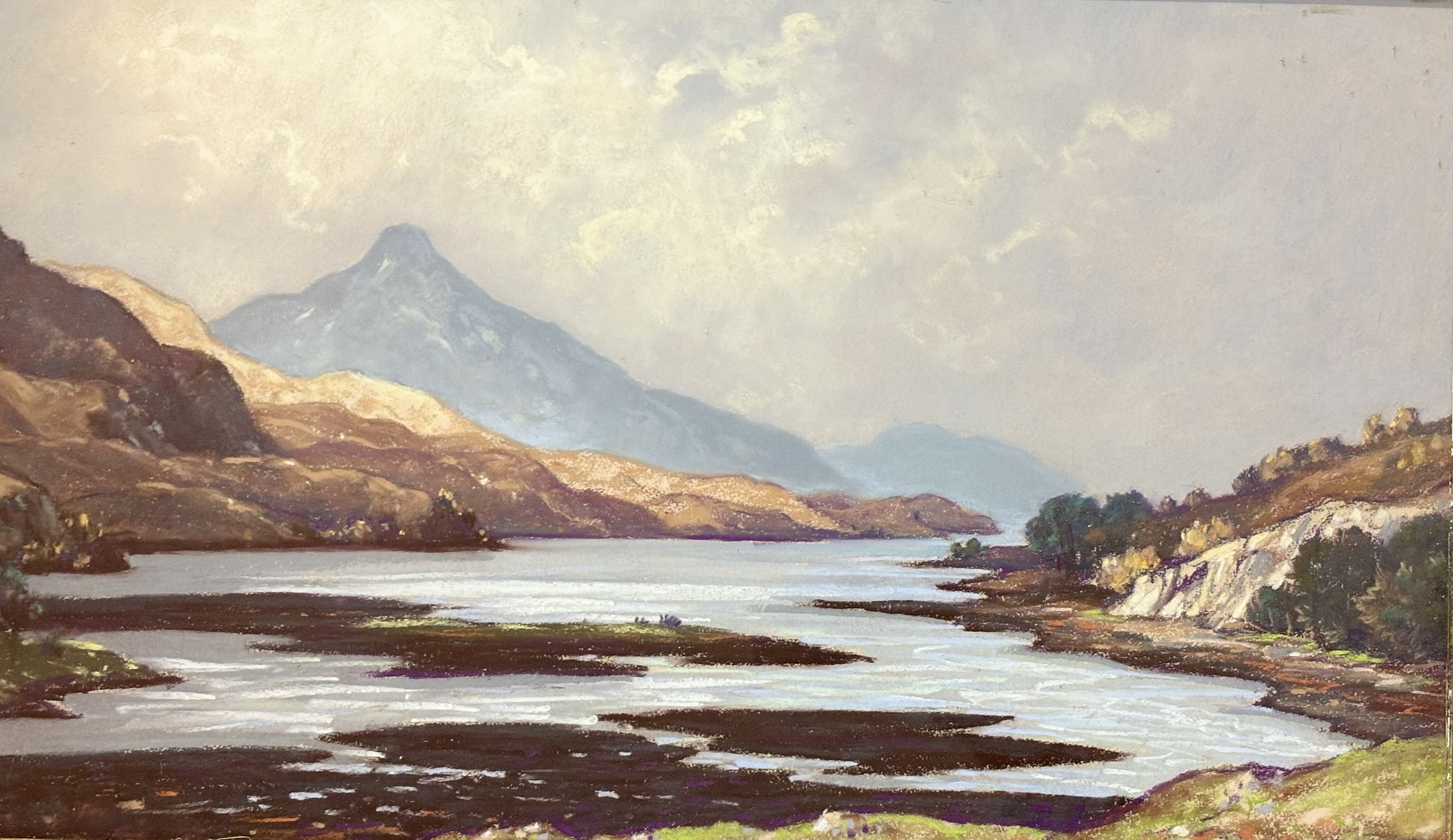 William Douglas MacLeod (Scottish 1892-1963), Pap of Glencoe across ...