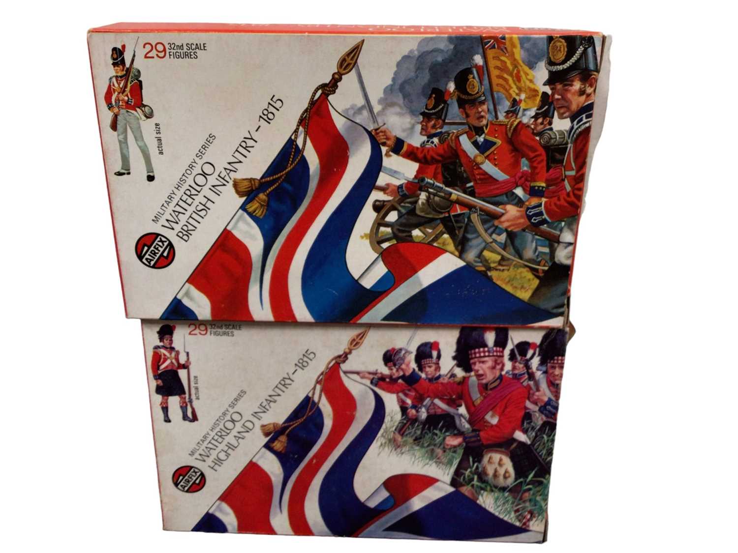 Airfix 1980's Military History Series 1815 Waterloo soldiers including ...