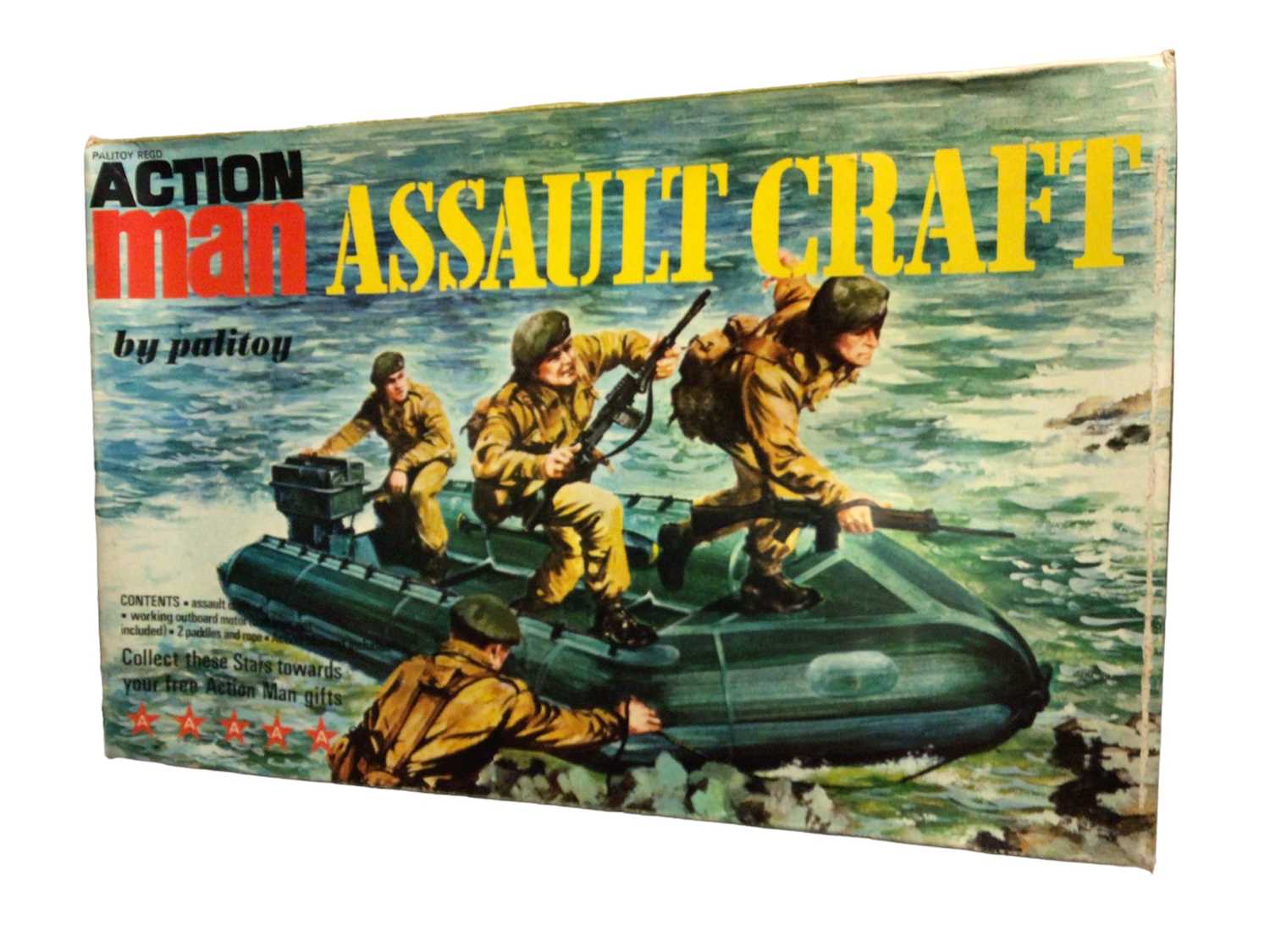 Palitoy Action Man Assault Craft, boxed with original inset packaging ...