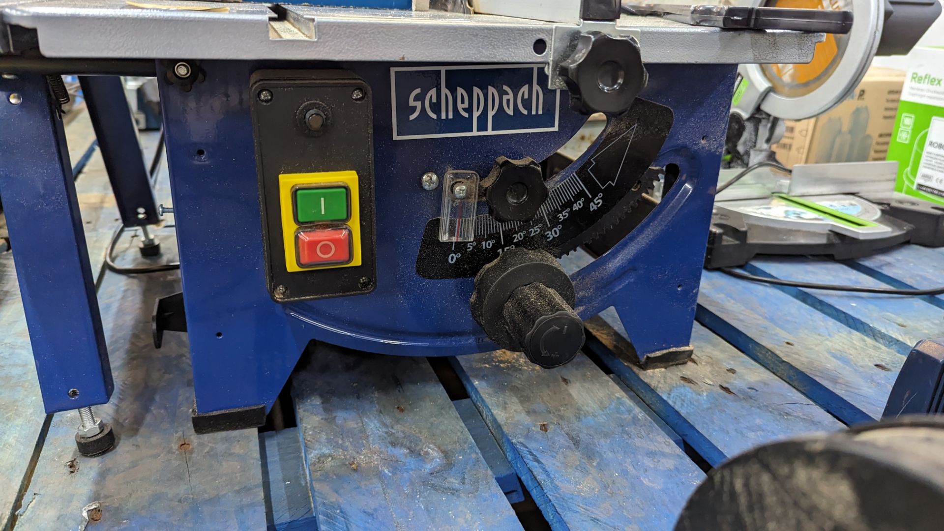 Scheppach H580 table top sawPlease note, this lot is subject to VAT ...
