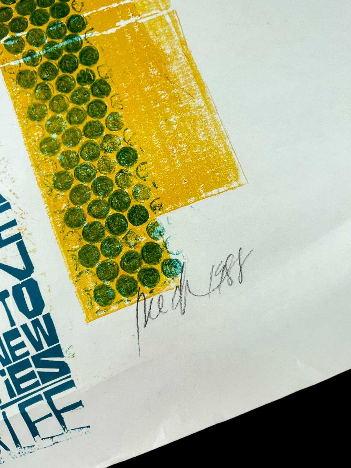 PAUL PETER PIECH five colour print - with verse by Paul Klee (Swish ...