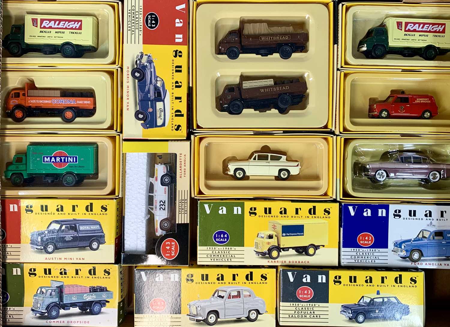 VANGUARDS DIECAST SCALE MODEL VEHICLES, commercials and cars (17)