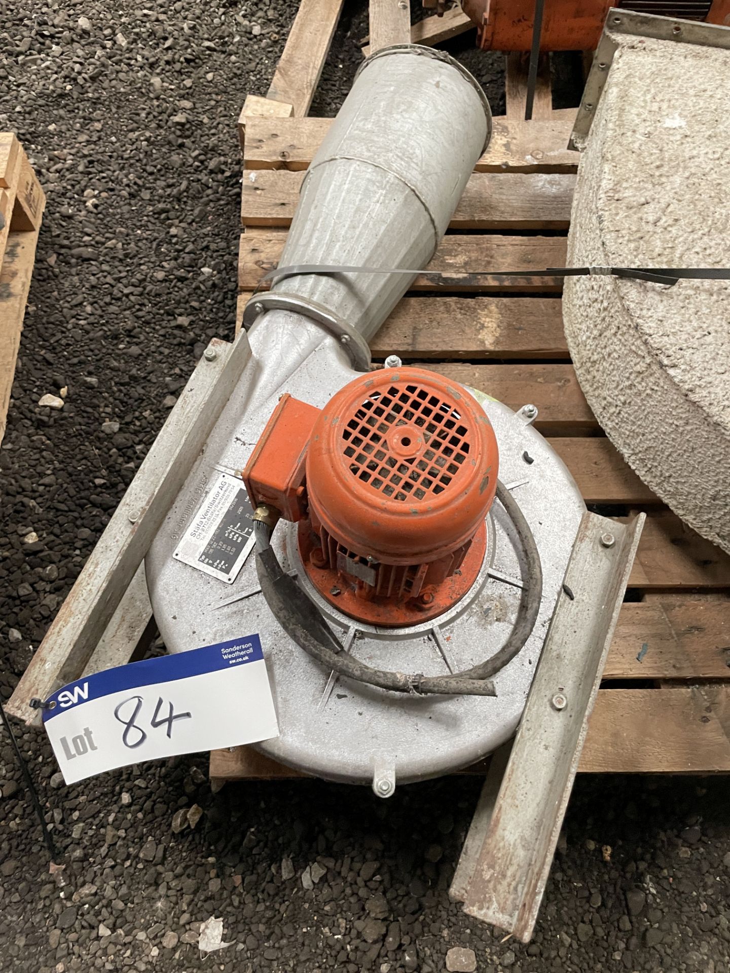 Stafa MKV12.22-012 RD-R Centrifugal Fan, serial no. 136.582, understood ...