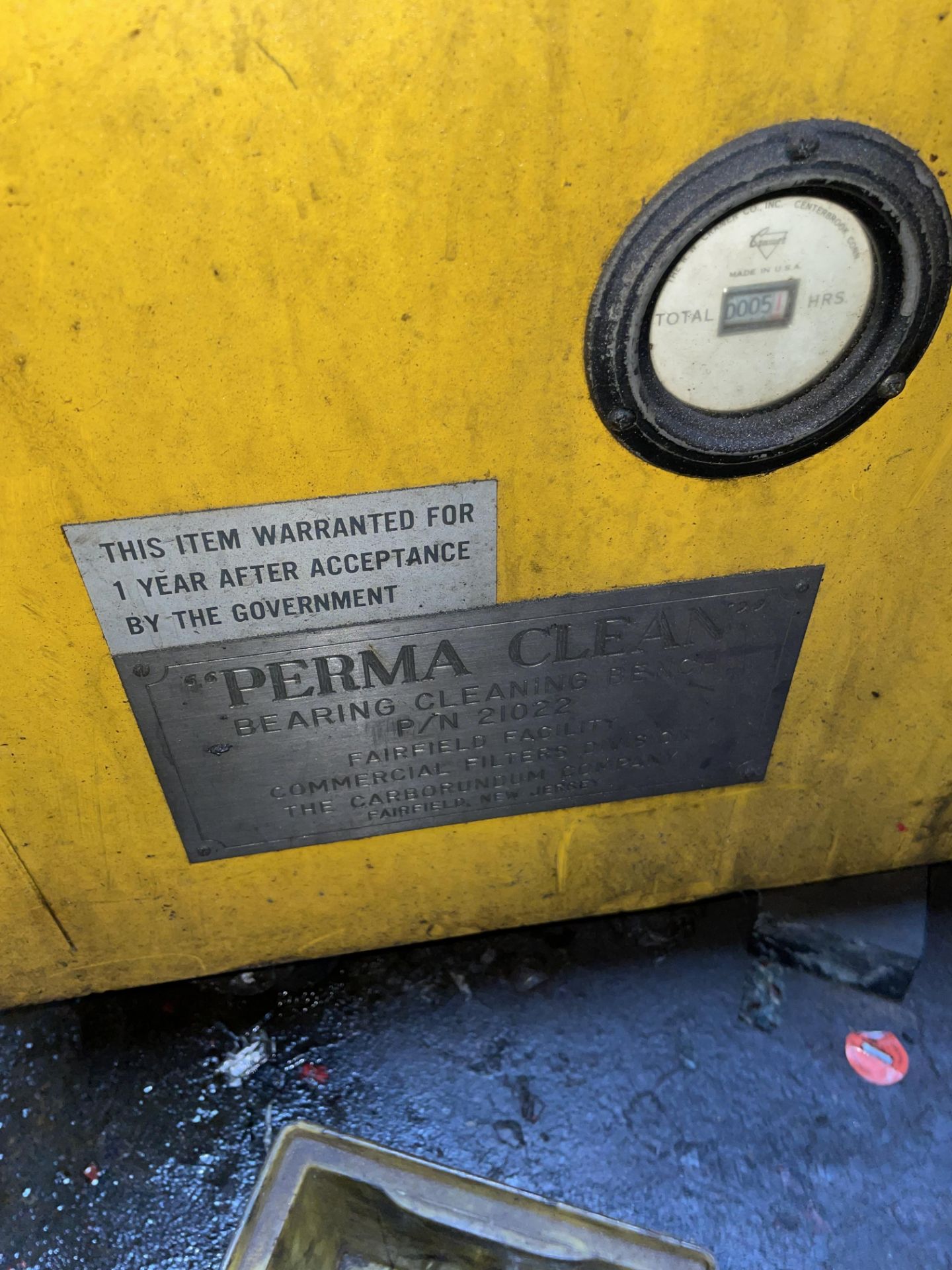 Perma Clean Bearing Cleaning Bench, part no. 21022Please read the ...