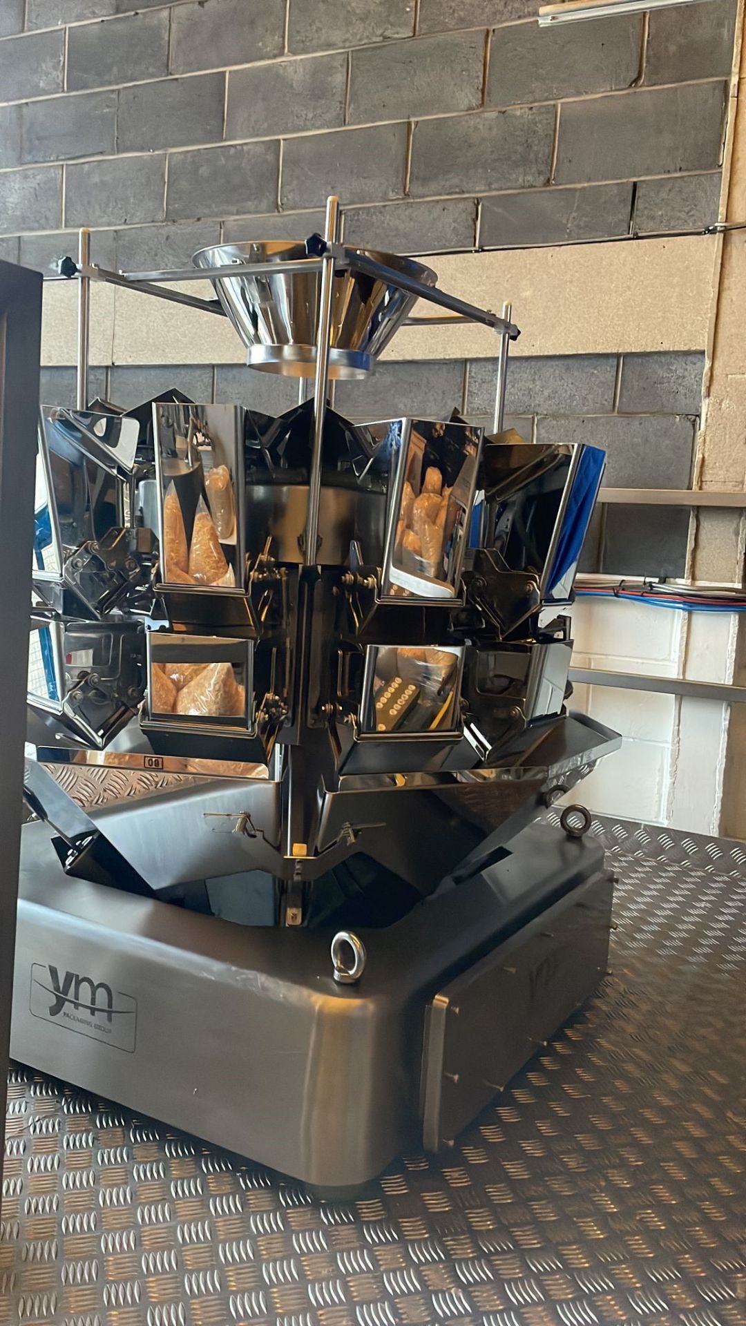 YM Packaging MC10-25 STAINLESS STEEL TEN HEAD MULTI HEAD WEIGHER ...