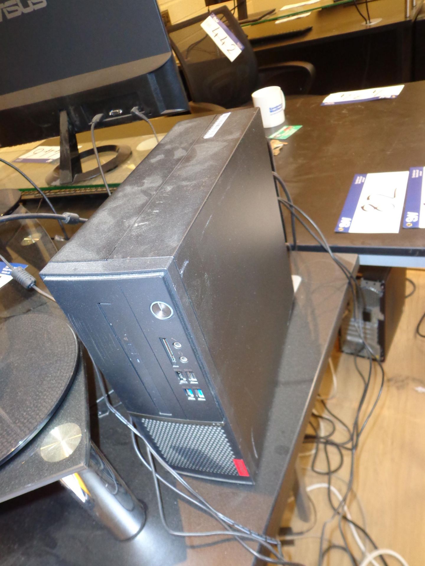 LENOVO Personal Computer with 2 Monitors, Keyboard, Mouse and Monitor ...