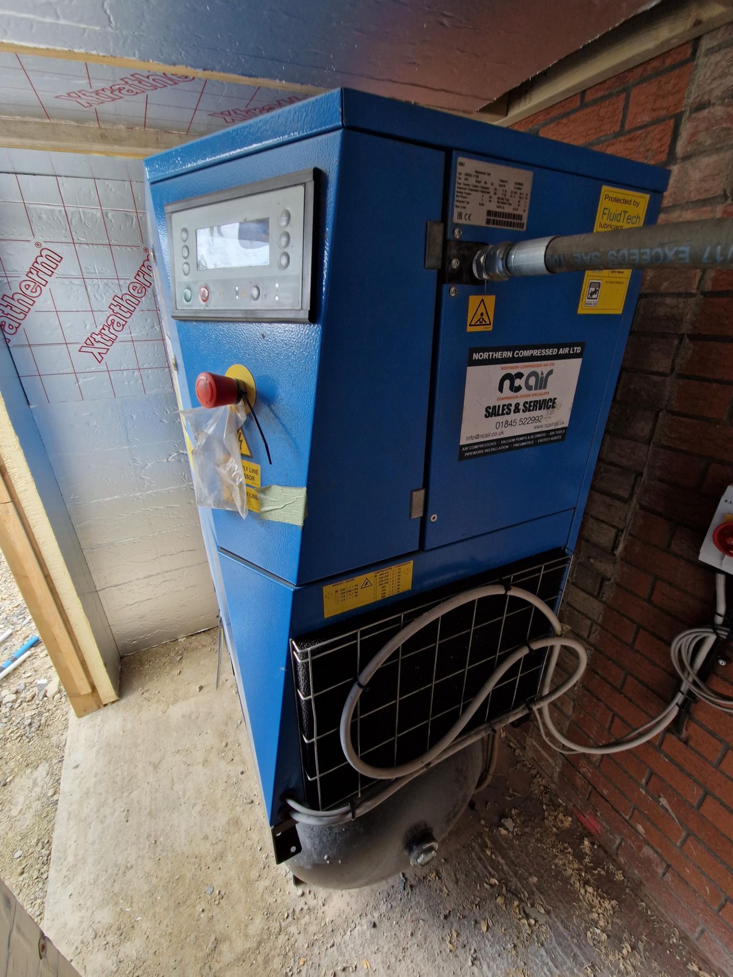 ABAC Genesis II 270L Rotary Screw Air Compressor, Serial No: 1TJ118949 ...