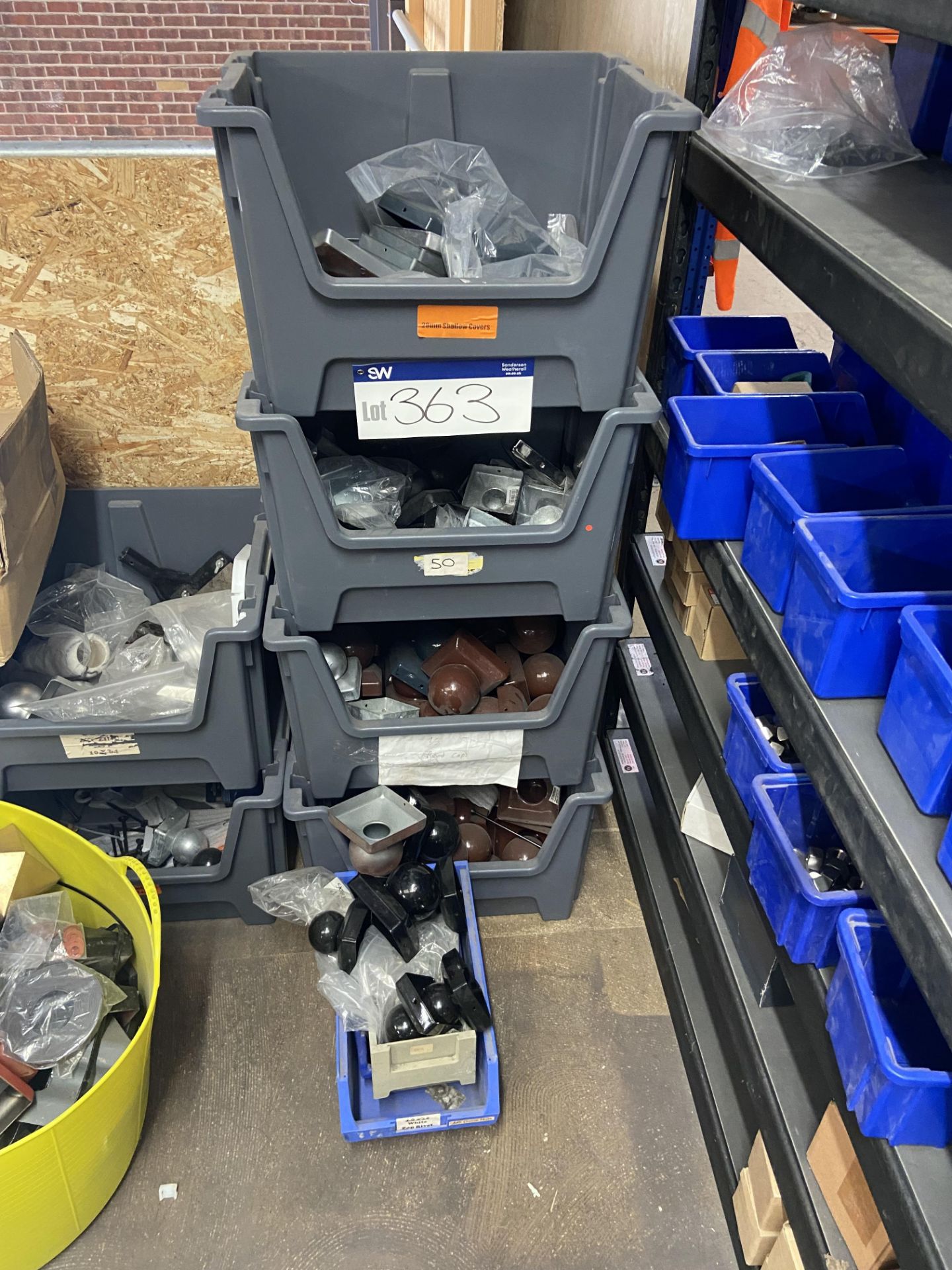 Quantity of Fence Post Caps, with roofing screws, seven plastic ...