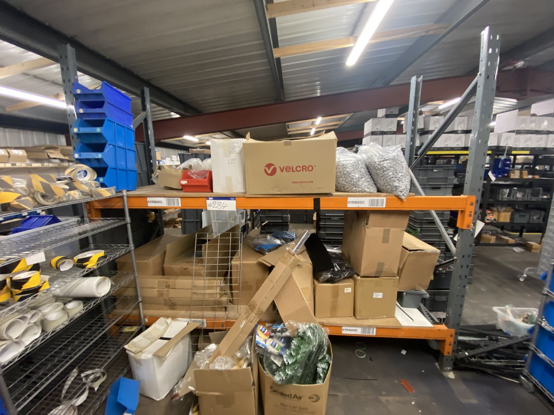 Single Bay Two Tier Boltless Pallet Rack, bay approx. 2.8m x 900mm x 2 ...