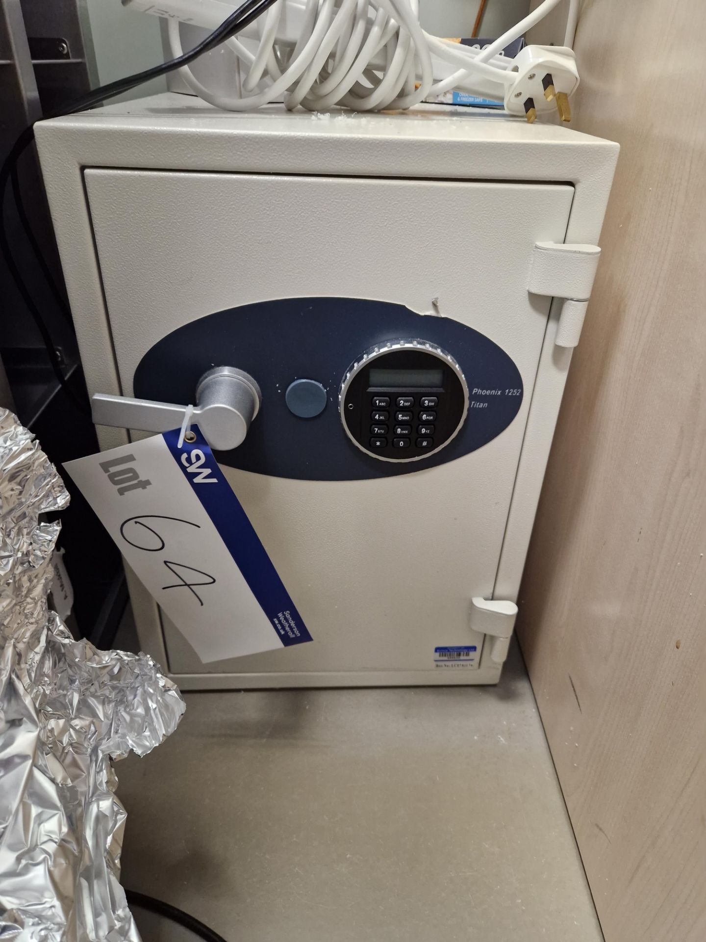 PHOENIX 1252 Titan Safe, Box No. LC9793174 (Safe Code Known)
