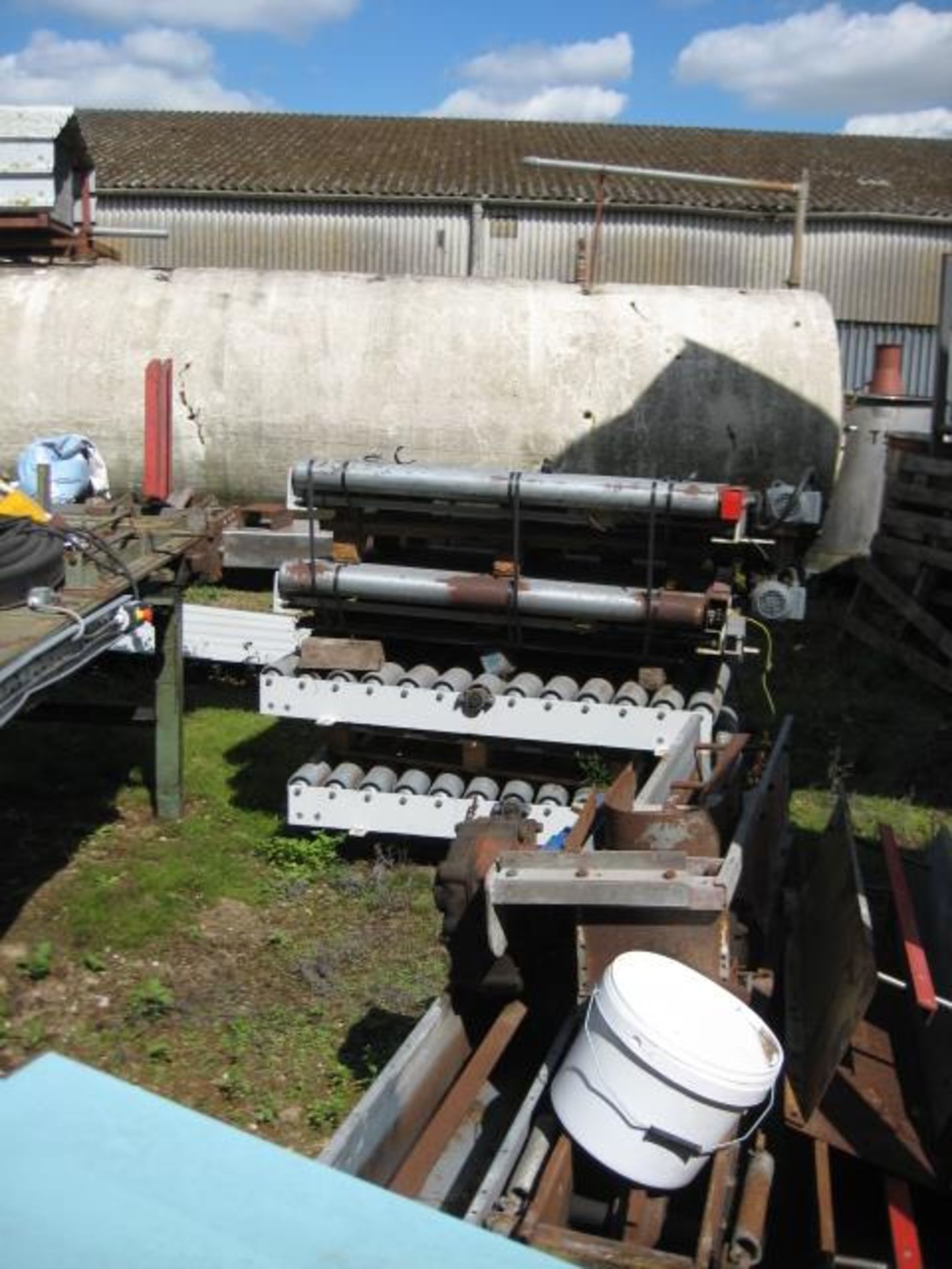 Section of Powered Roller Track, approx. 1450mm long x 1360mm x 150mm ...