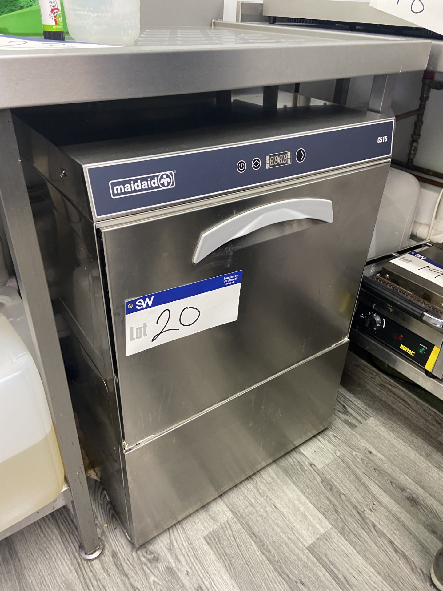 Maidaid C515 Stainless Steel Dishwasher Please read the following ...