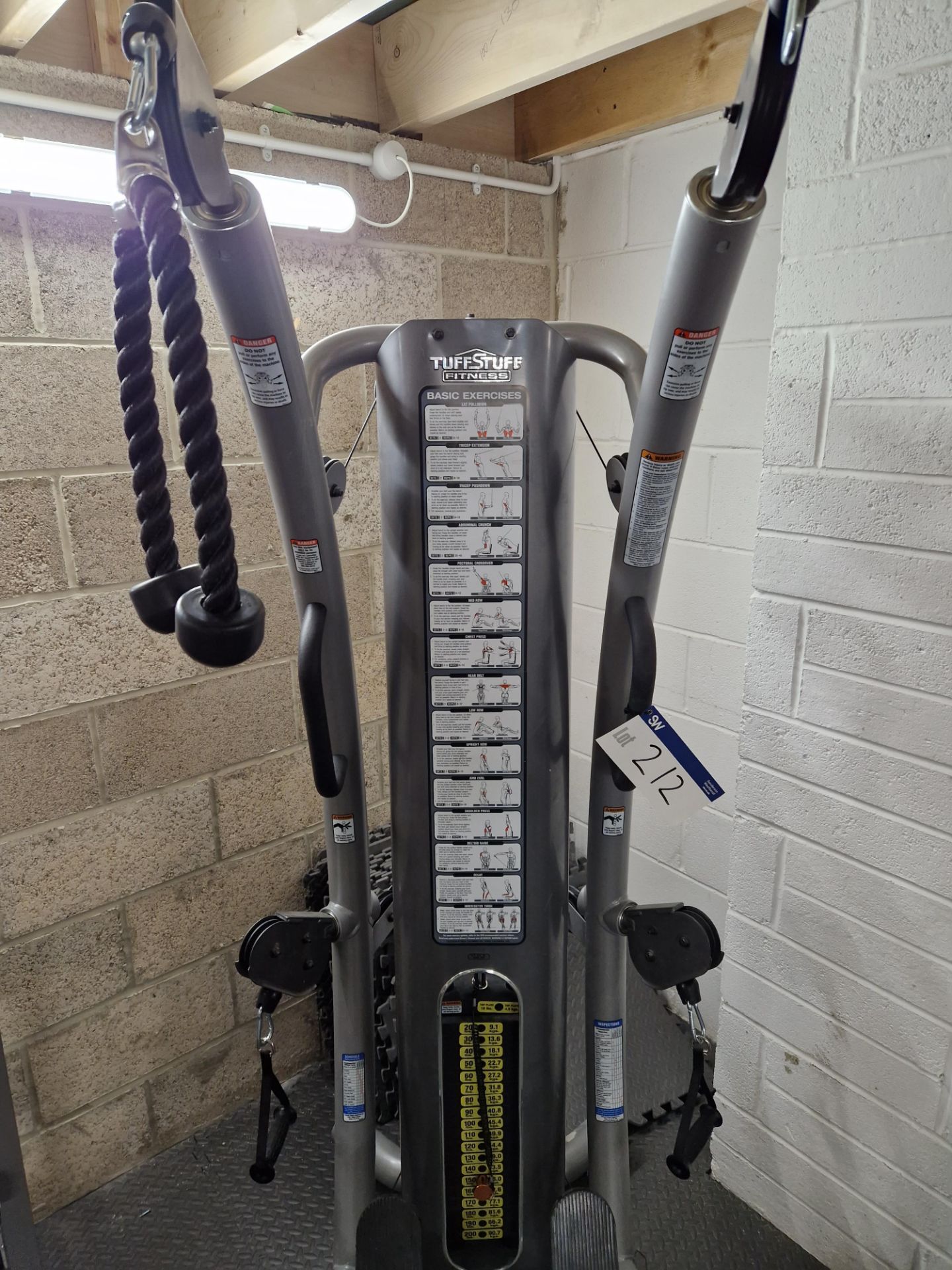 TuffStuff Fitness Multi Exercise Home Gym Machine Please read the ...