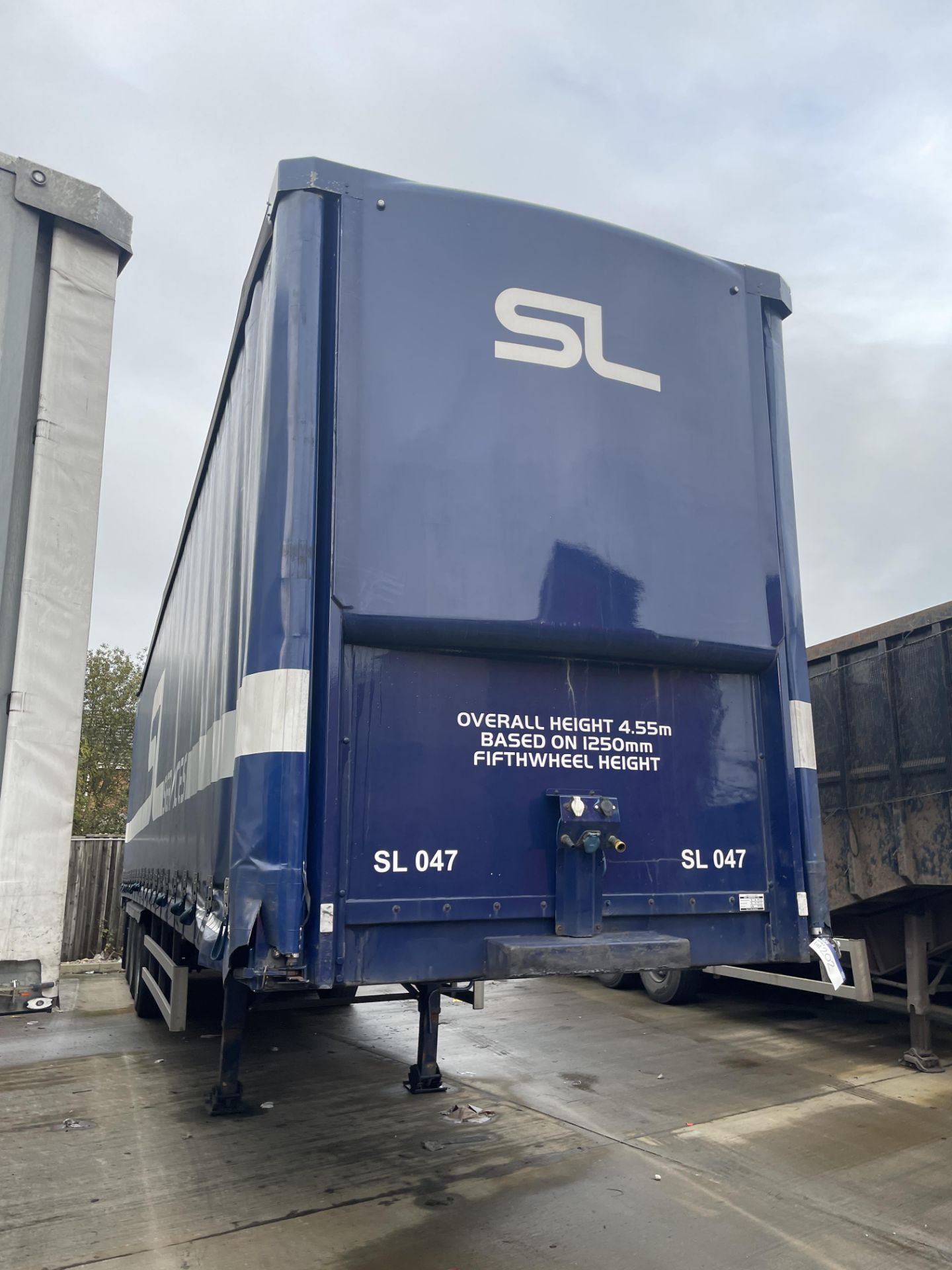 SDC Trailers 13.6m long Tri-Axle Curtainside Trailer, registration no ...