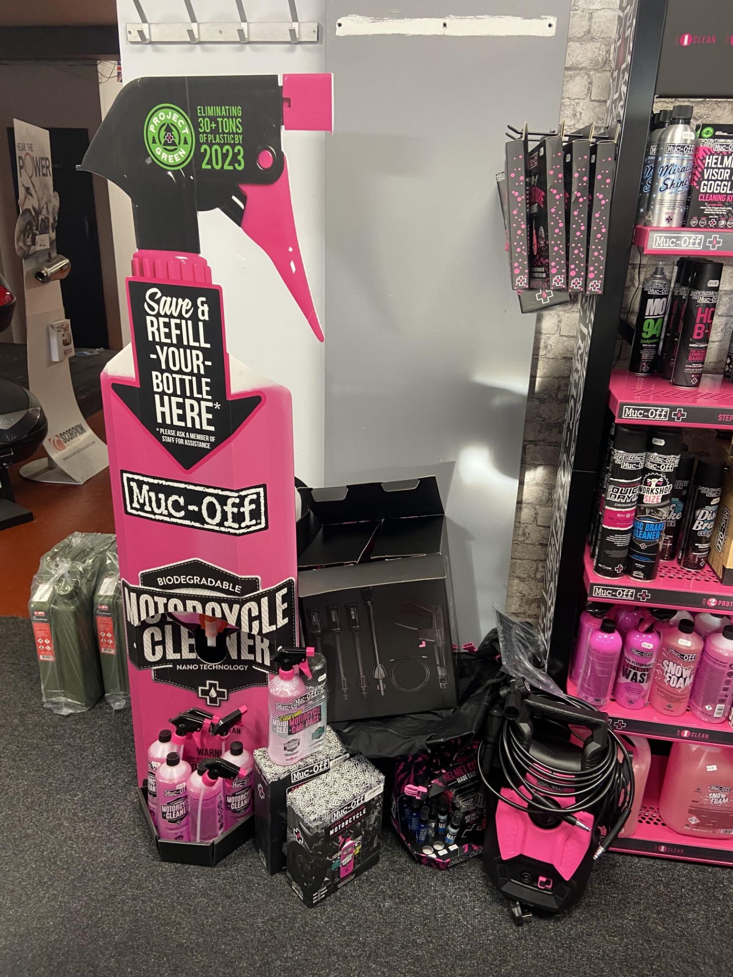 Muc-off Stock, in one area, Stand not included Please read the ...