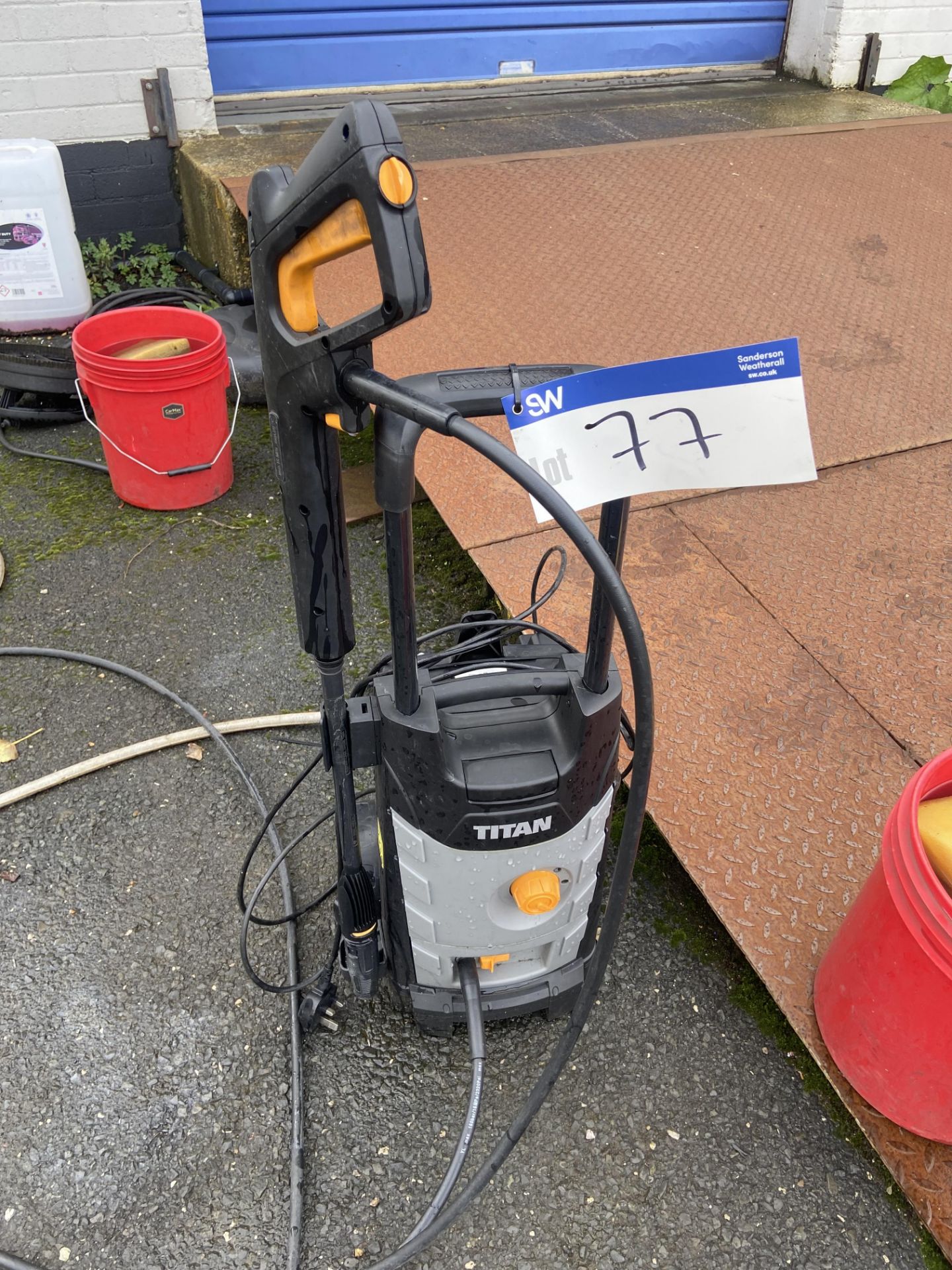 Titan TTB1800PRW High Pressure Washer Please read the following ...