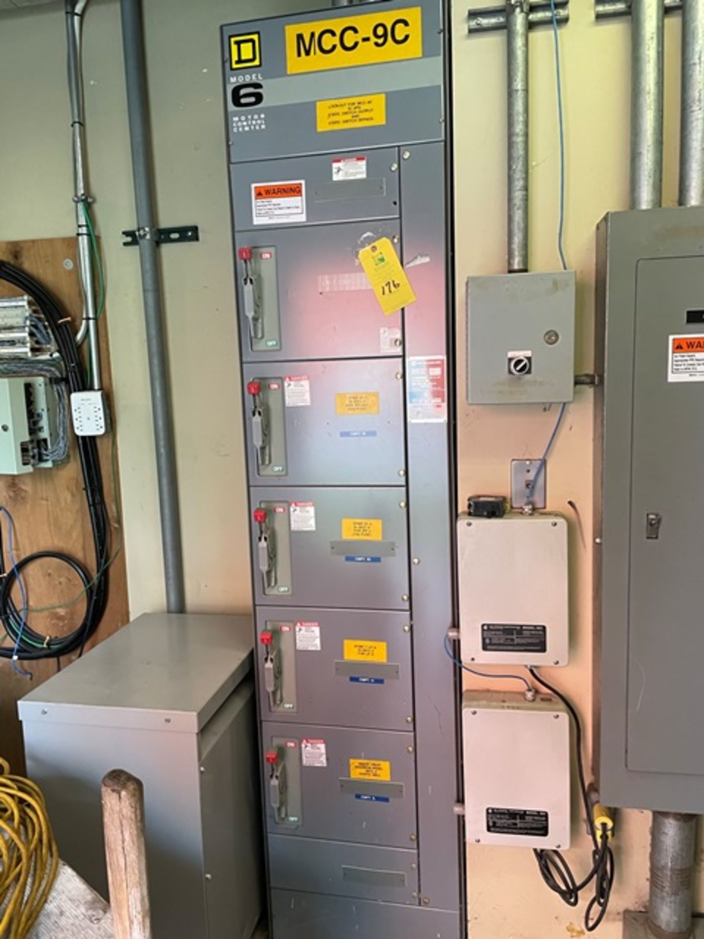 Square D Model #6 Motor Control Center, Rigging Fee $400