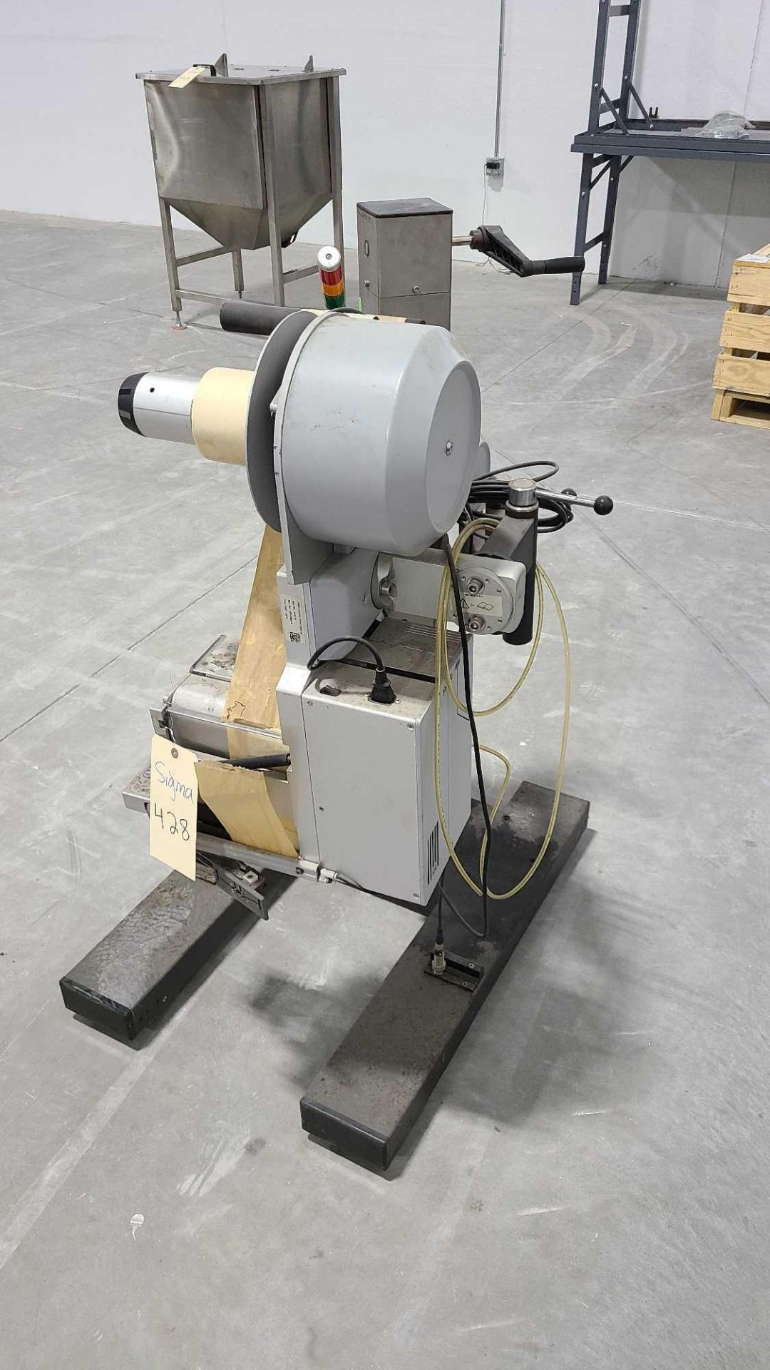 Used Markem Imaje 2200 Wipe Applicator with: Steel stand on castersYear ...