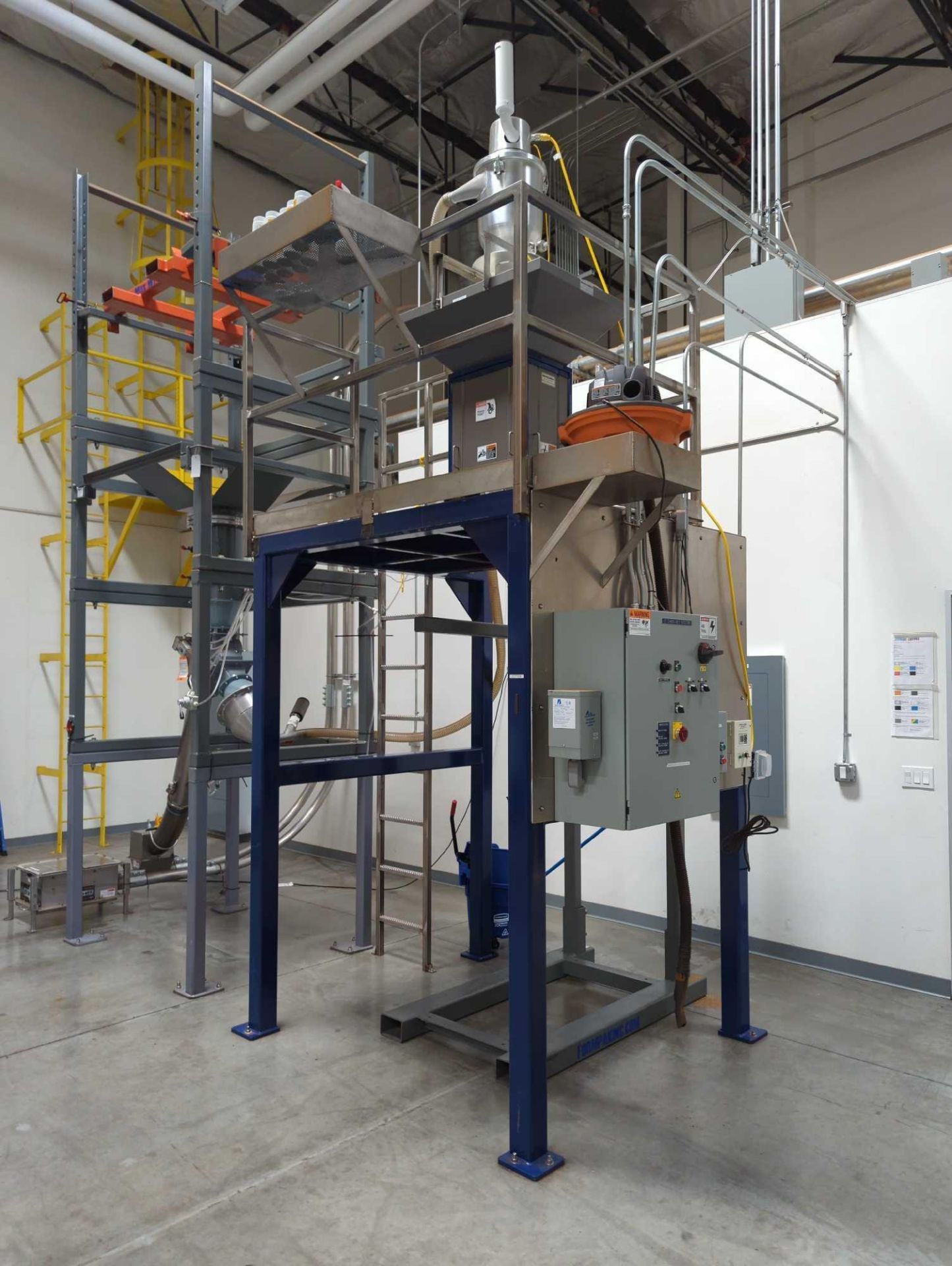 Used Modern Process Equipment Coffee Grinder with Pneumatic Vacuum and ...