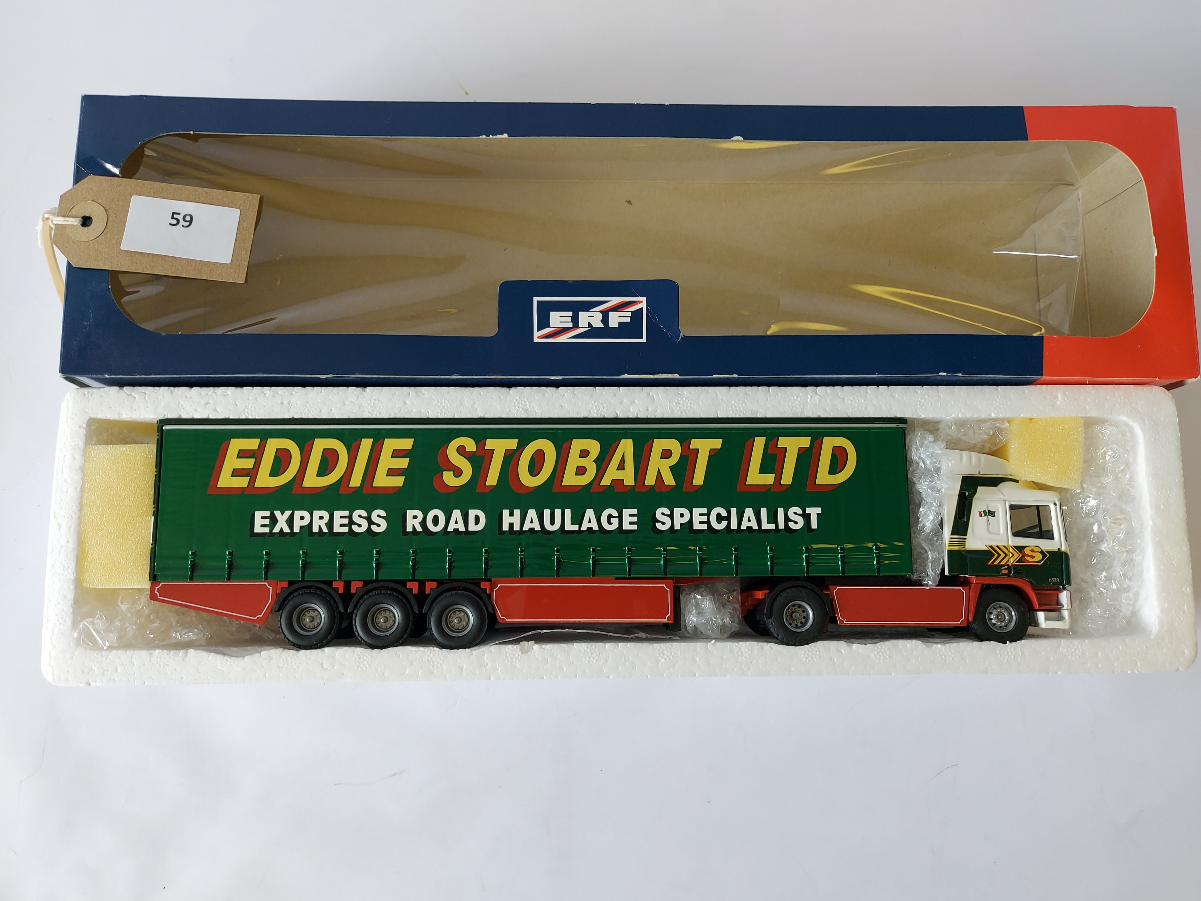Manufacturer - Tekno | Description - ERF EC10 Curtainside - Eddie ...