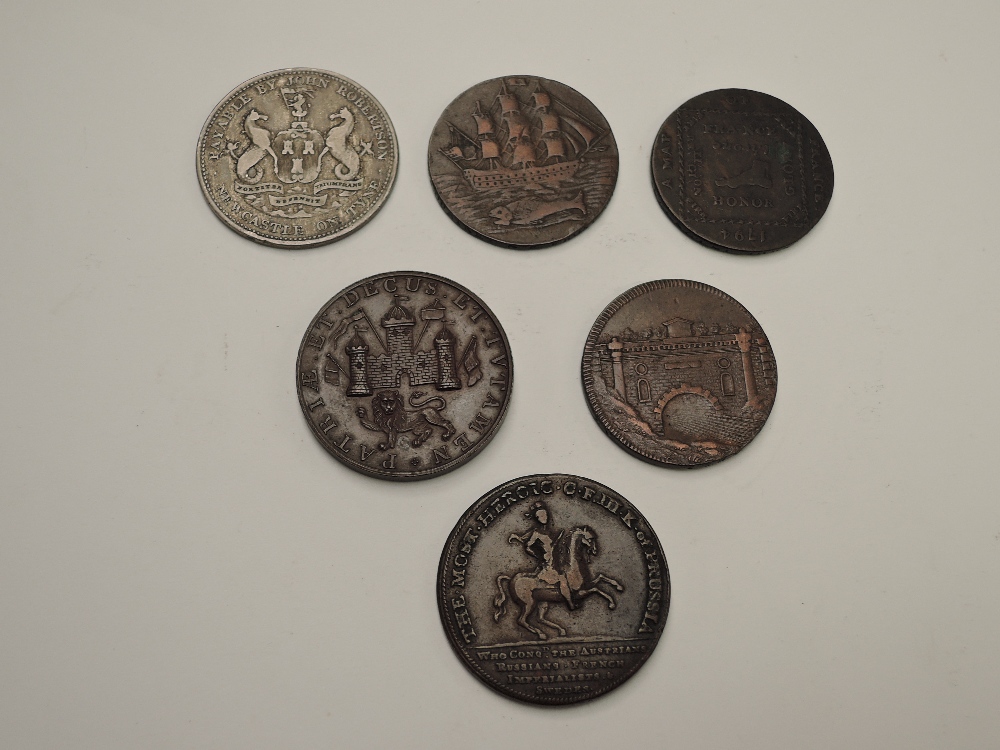 Six GB Tokens & Medallions, (1)Thames & Severn Canal, MDCCXCV (1795 ...