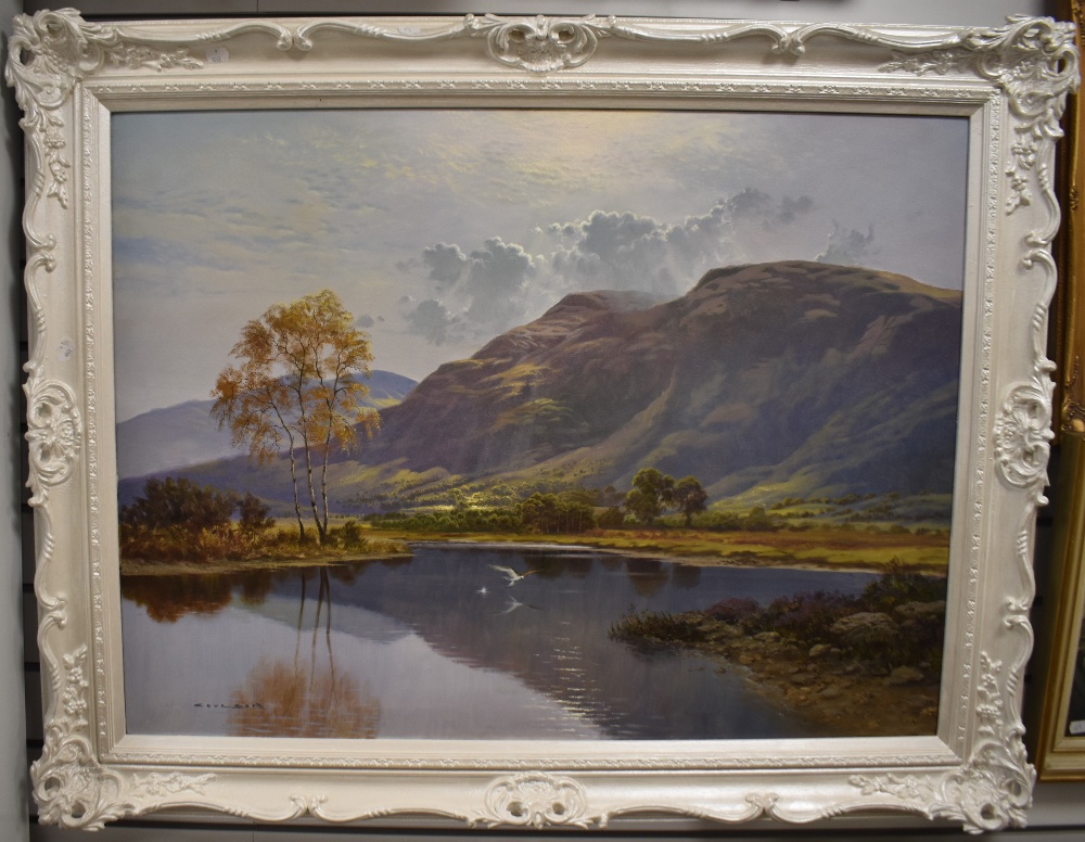 Gerald Coulson (1926-2021, British), oil on canvas, 'Highland Grandeur ...