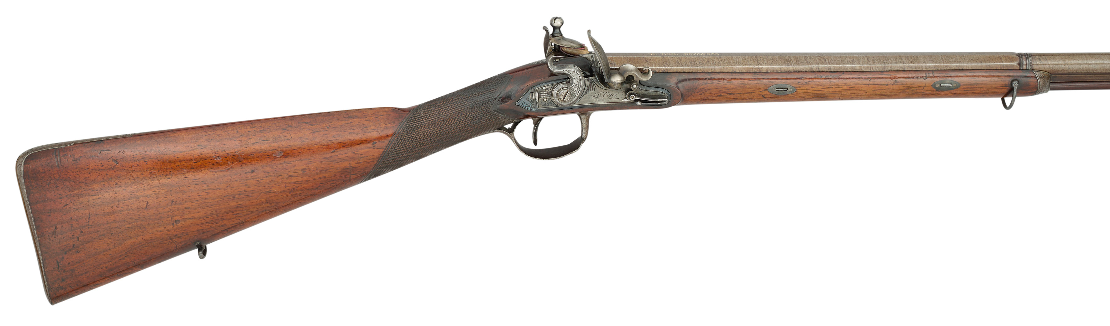 A 48 BORE FLINTLOCK SPORTING GUN FOR A BOY OR A LADY BY DURS EGG ...