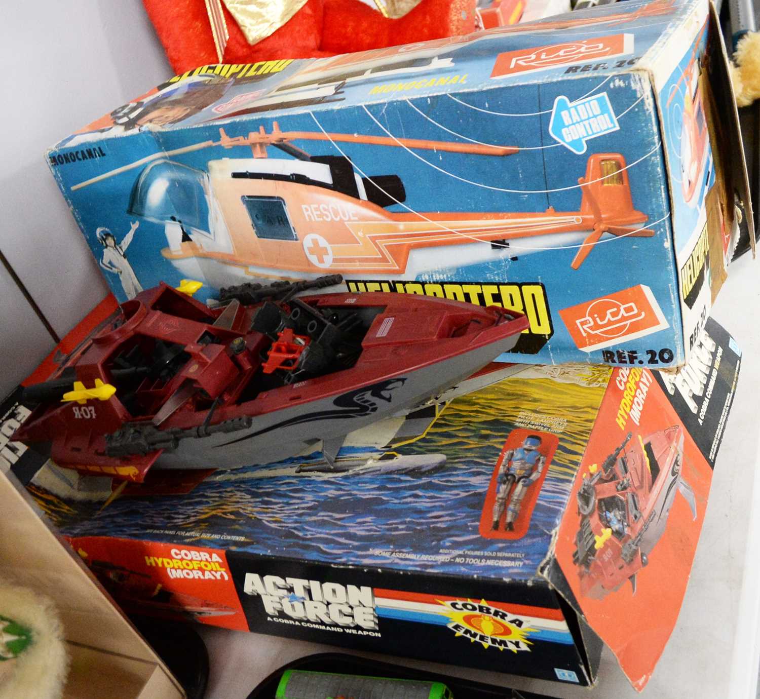 A Hasbro: Action Force Cobra Command Hydrofoil, with box; together with ...