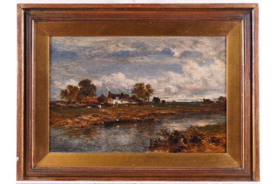 BENJAMIN WILLIAMS LEADER (BRITISH, 1831-1923)On the River Severnsigned ...