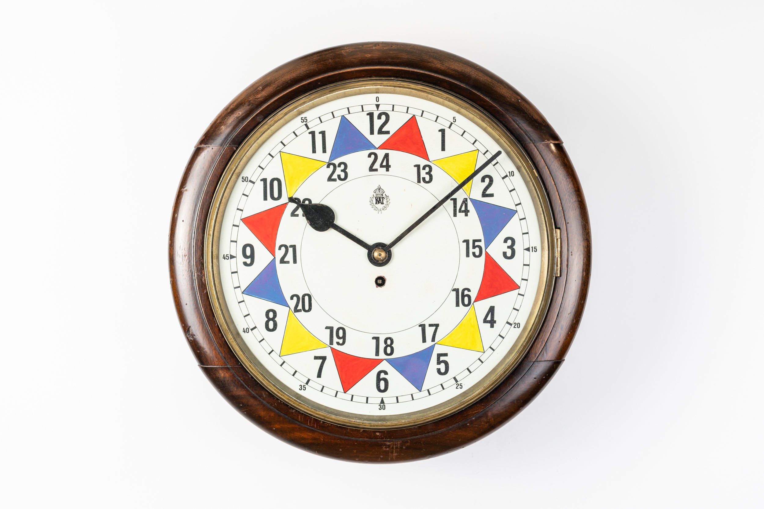 A RARE TYPE 1 RAF OPERATIONS ROOM SECTOR WALL CLOCKBy F. W. Elliott Ltd ...