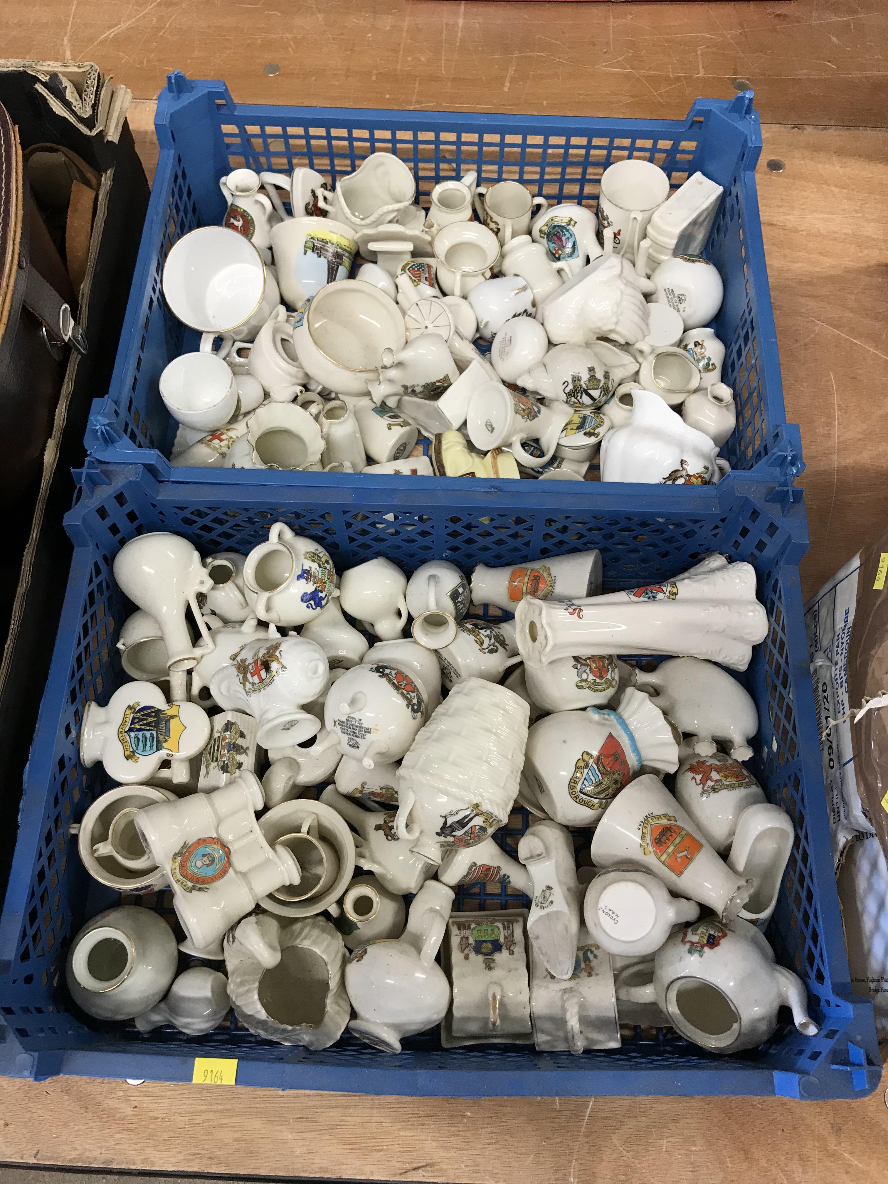 Collection of crested ware