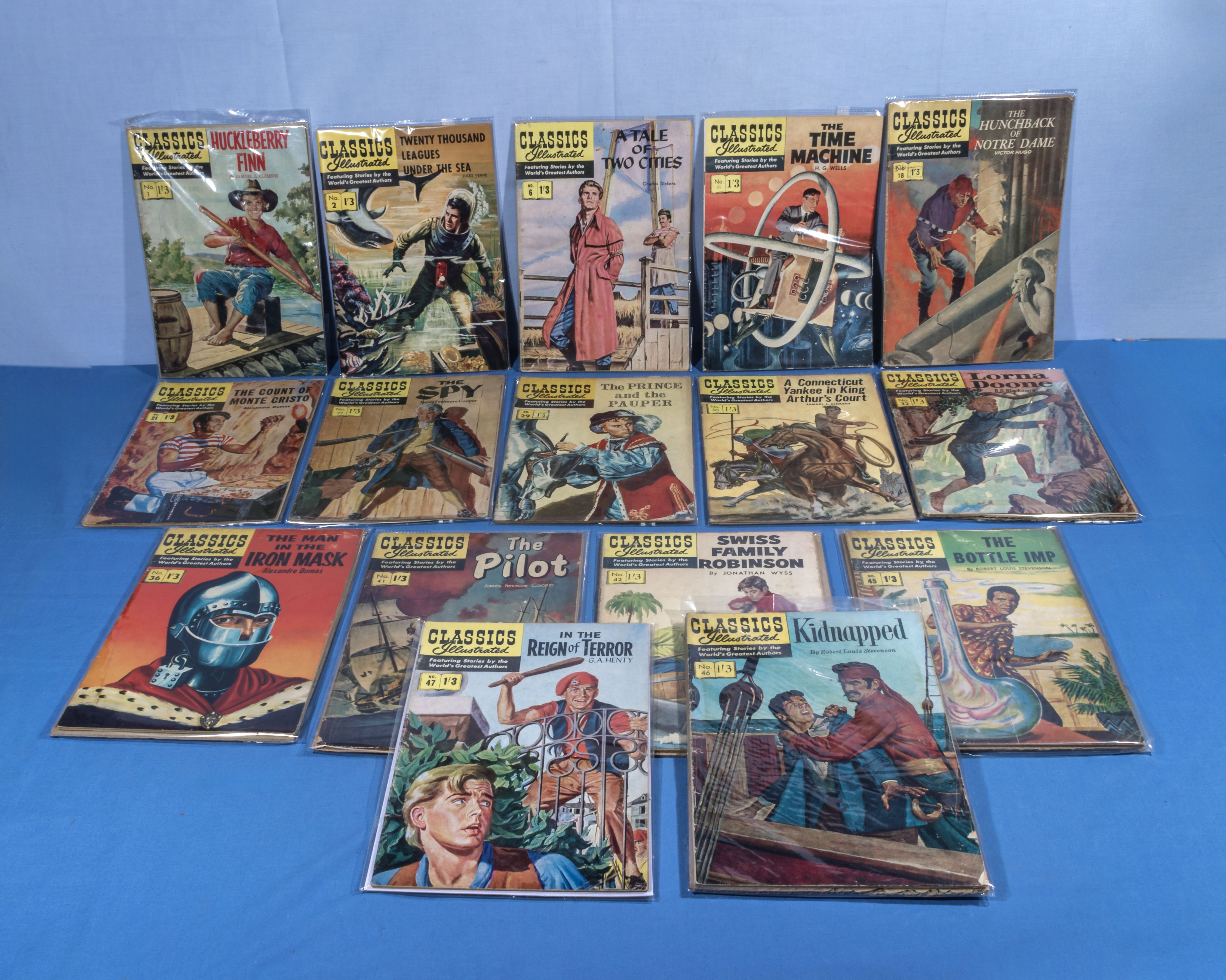 16 Classic British comics, number 1/47 all 1/3