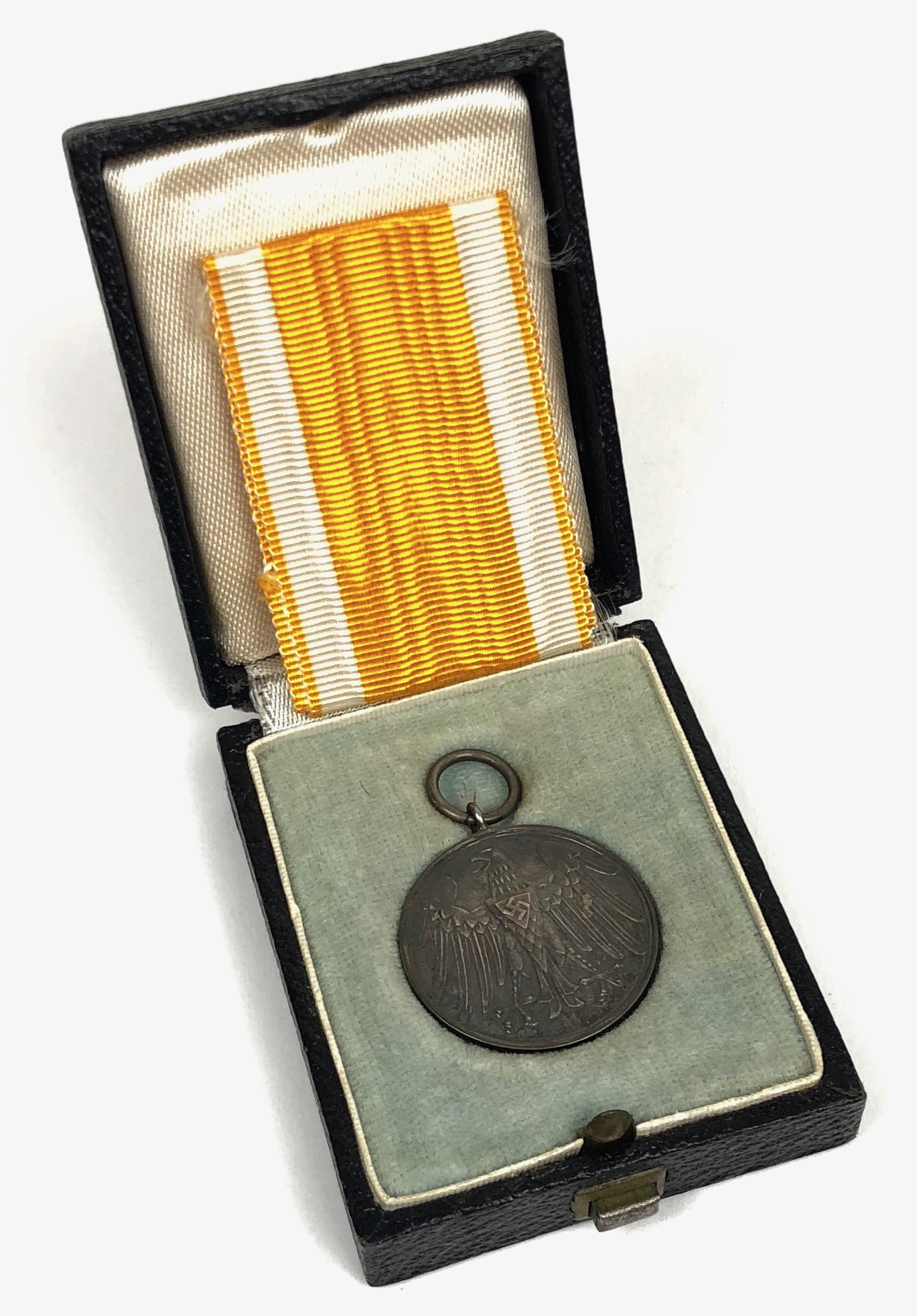 German Third Reich cased Life Saving Medal in silver. Fine scarce ...
