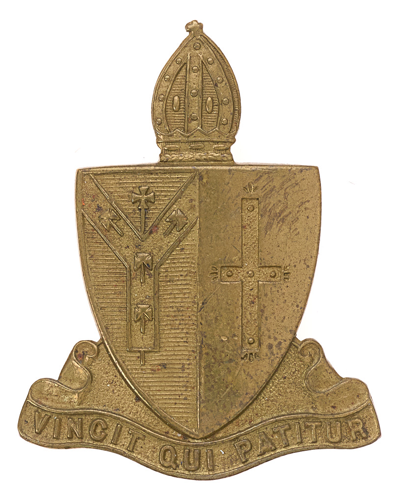 Badge. Whitgift School OTC (Croydon, Surrey) cap badge. Good scarce die ...