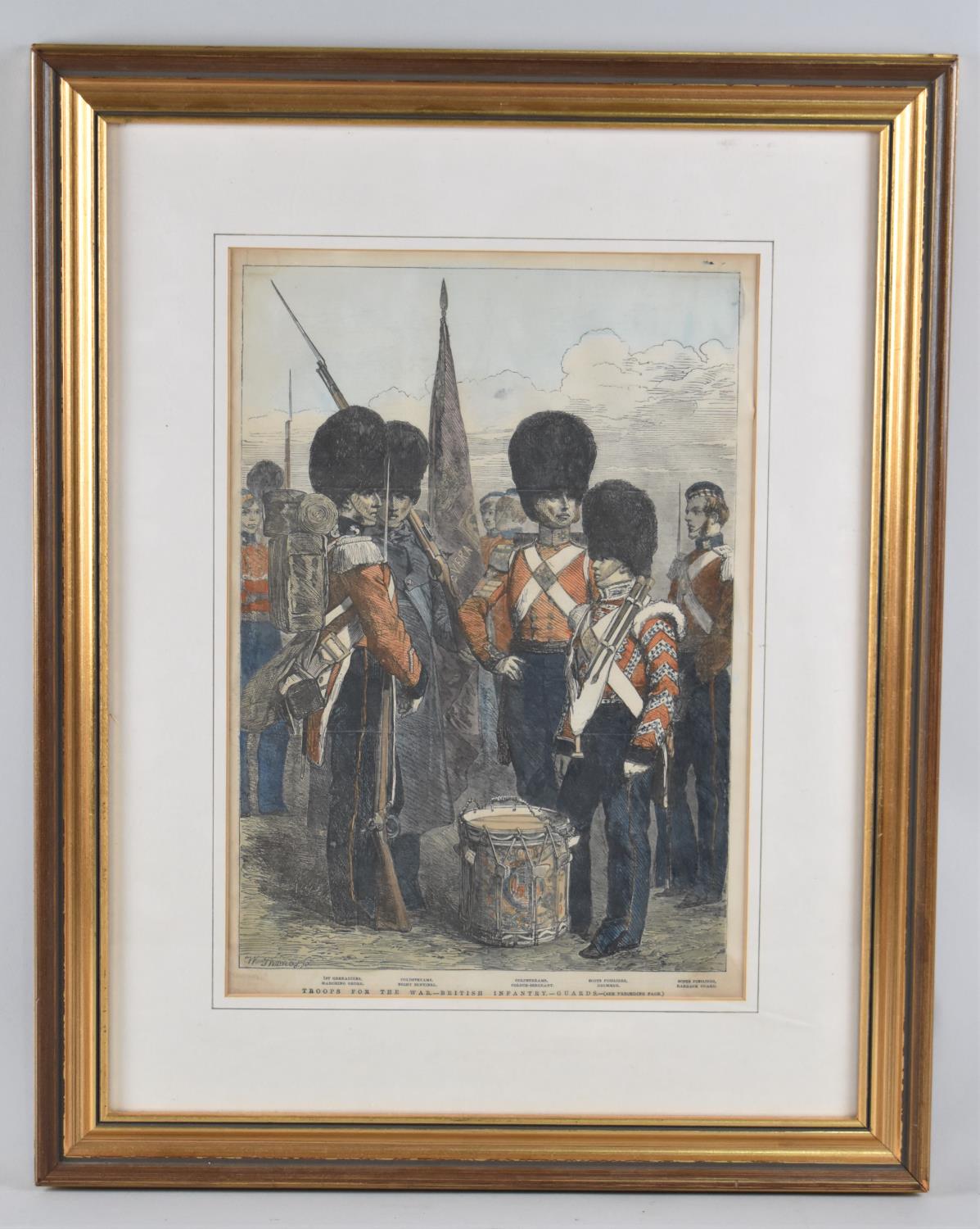 A Framed Illustrated London News Coloured Engraving by George Thomas ...