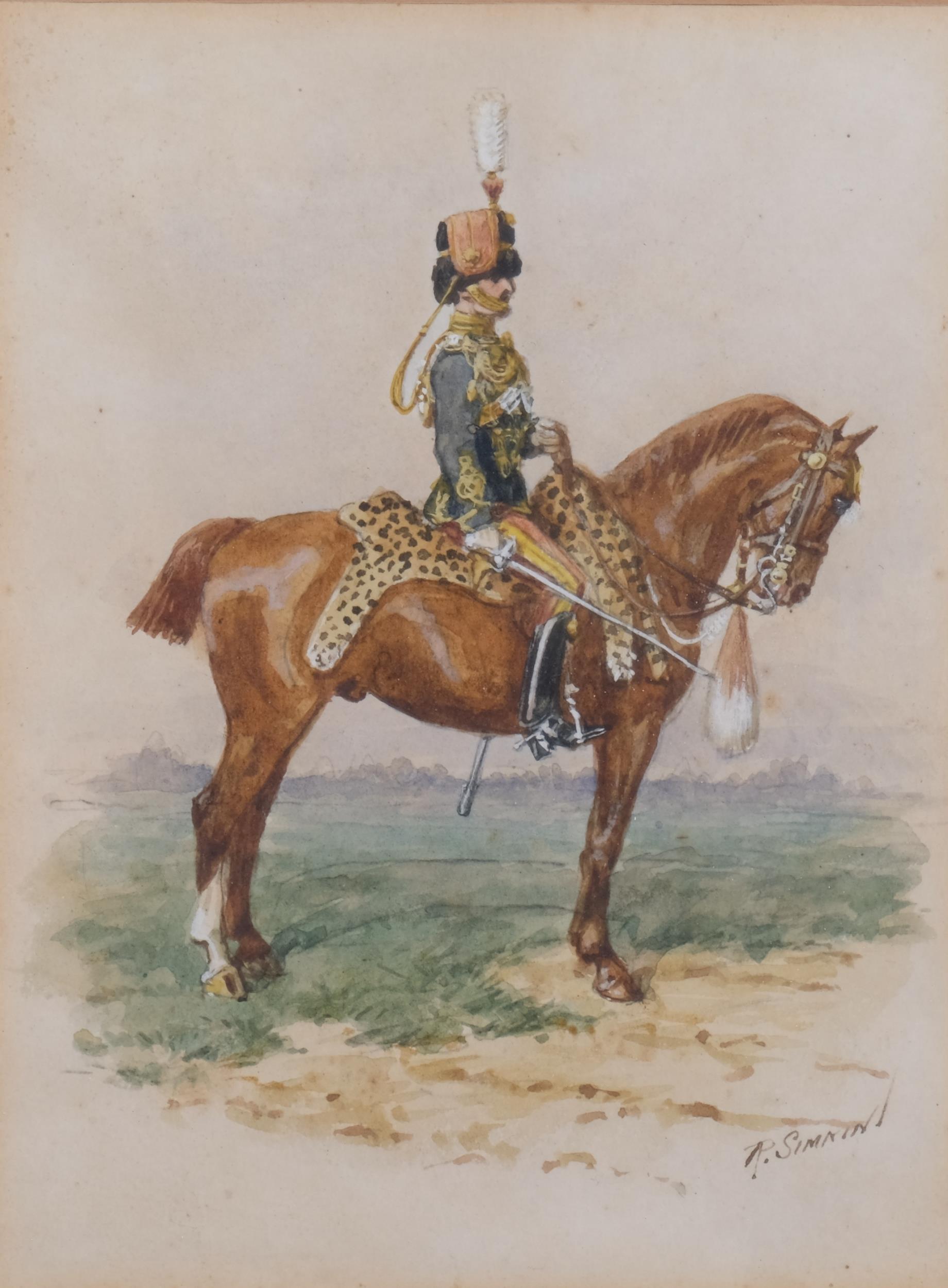 Richard Simkin (1840 - 1926), 11th Prince Albert's Own Hussars ...