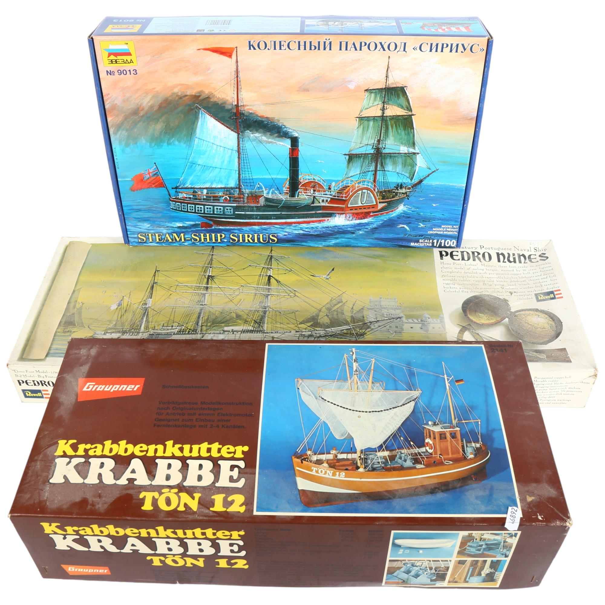 REVELL - a 19th century Portuguese Naval Ship "Pedro Nunes" plastic ...