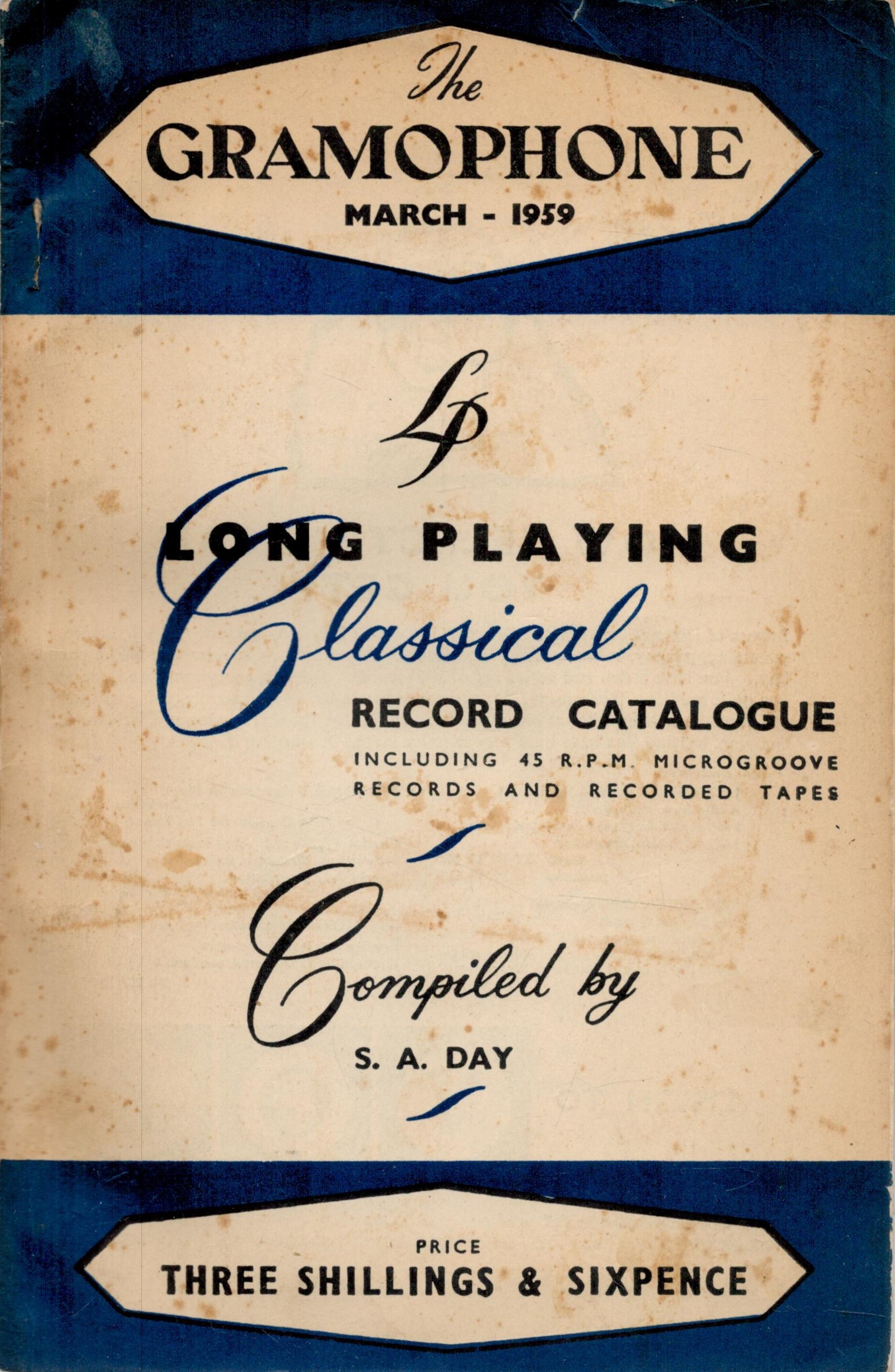 The Gramophone. Long Playing Classical Record Catalogue. Excellent copy ...