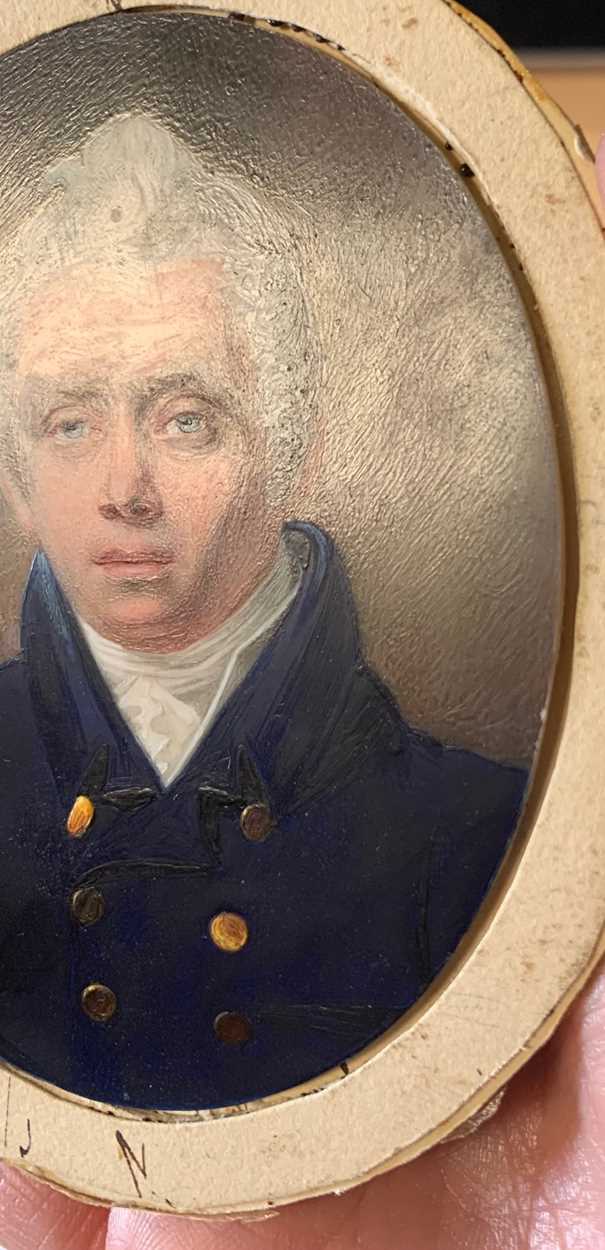 John Cox Dillman Engleheart (1784-1862) Portrait miniature of a ...