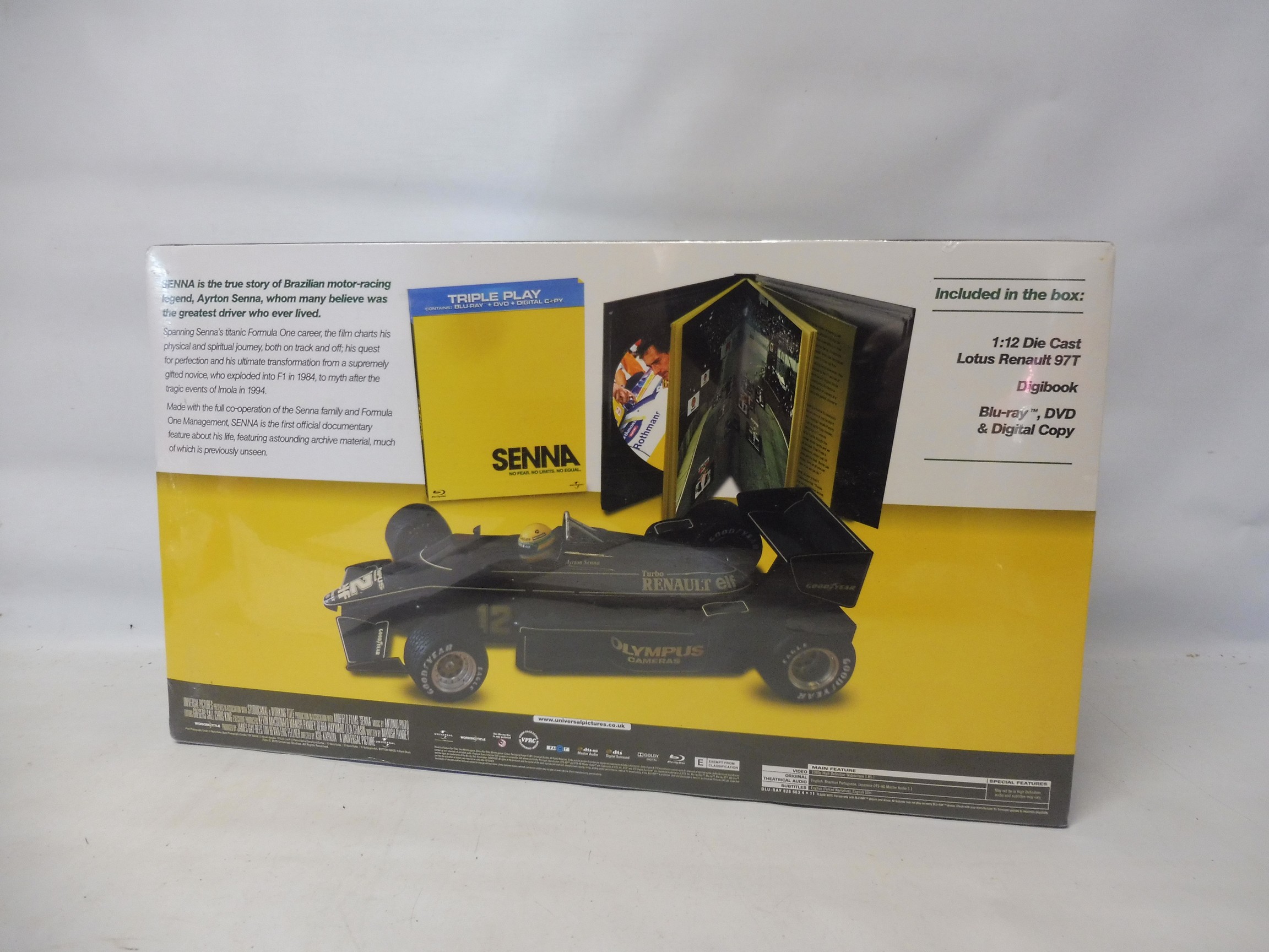 A boxed Ayrton Senna Racing Car Collection 'No fear, No limits, No ...