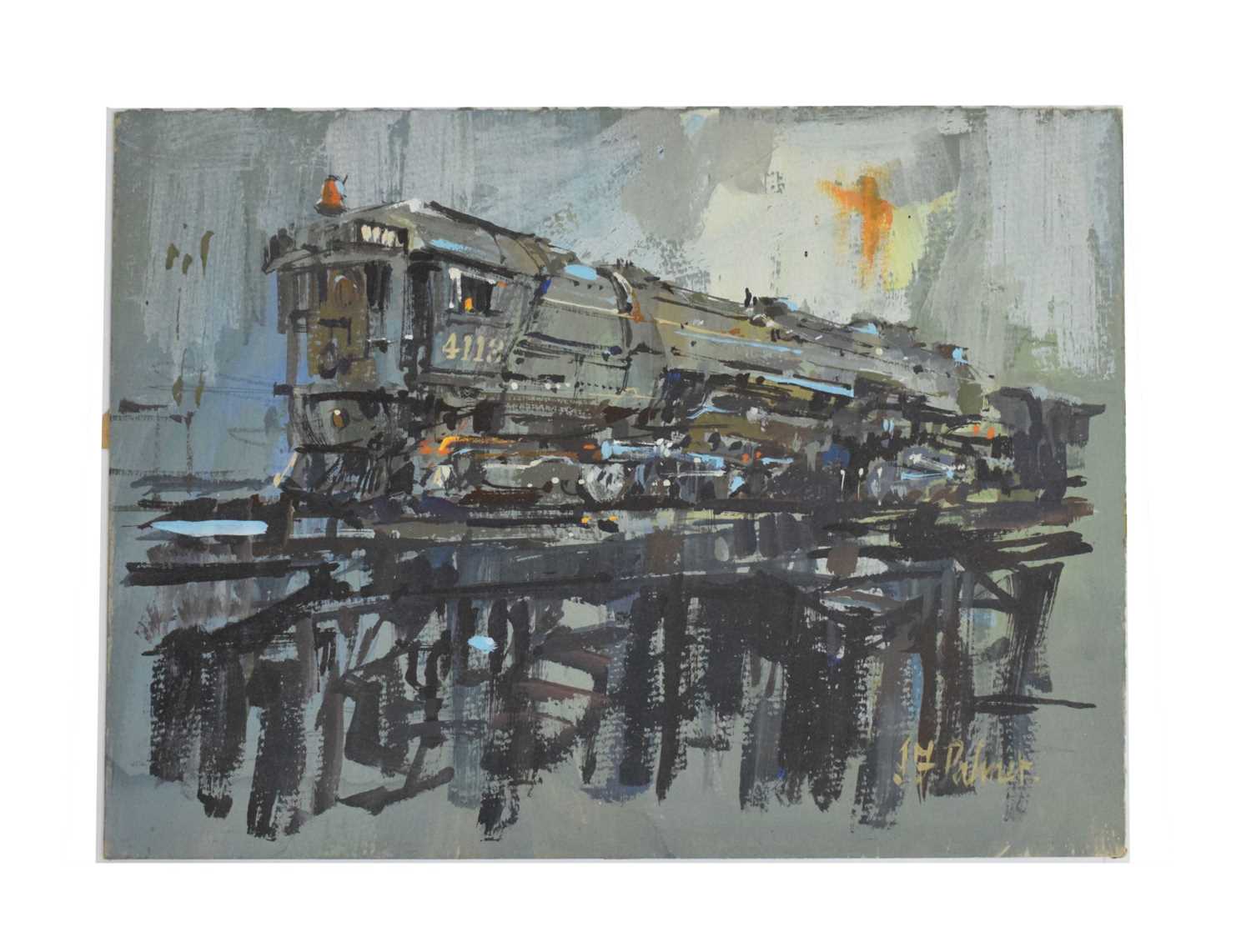 John F. Palmer (Bristol Savages) 1939-2021, - Acrylic on board ...