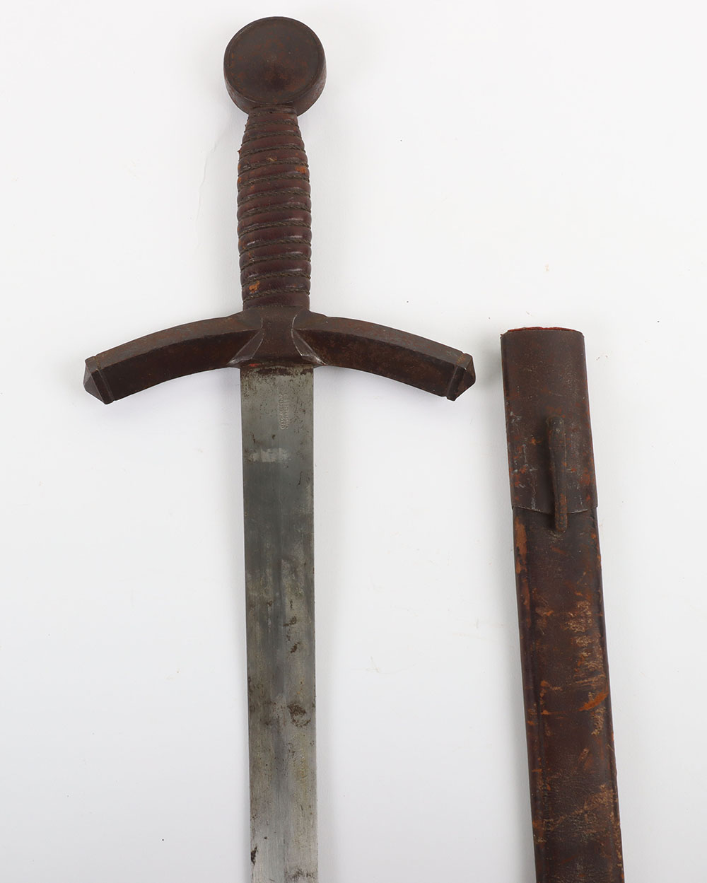 Well-Made German Theatrical Sword of Vaguely Medieval Style c.1900 ...