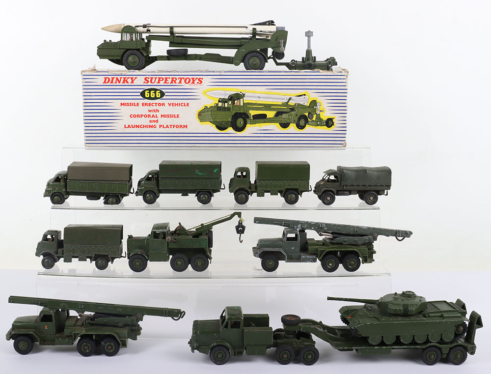 Quantity of Dinky Toys Military Models, Boxed 666 Missile Erector ...