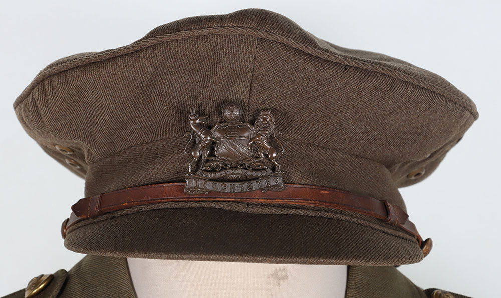WW1 British Officers Cuff Rank Tunic, Peaked Cap and Equipment of 2nd ...