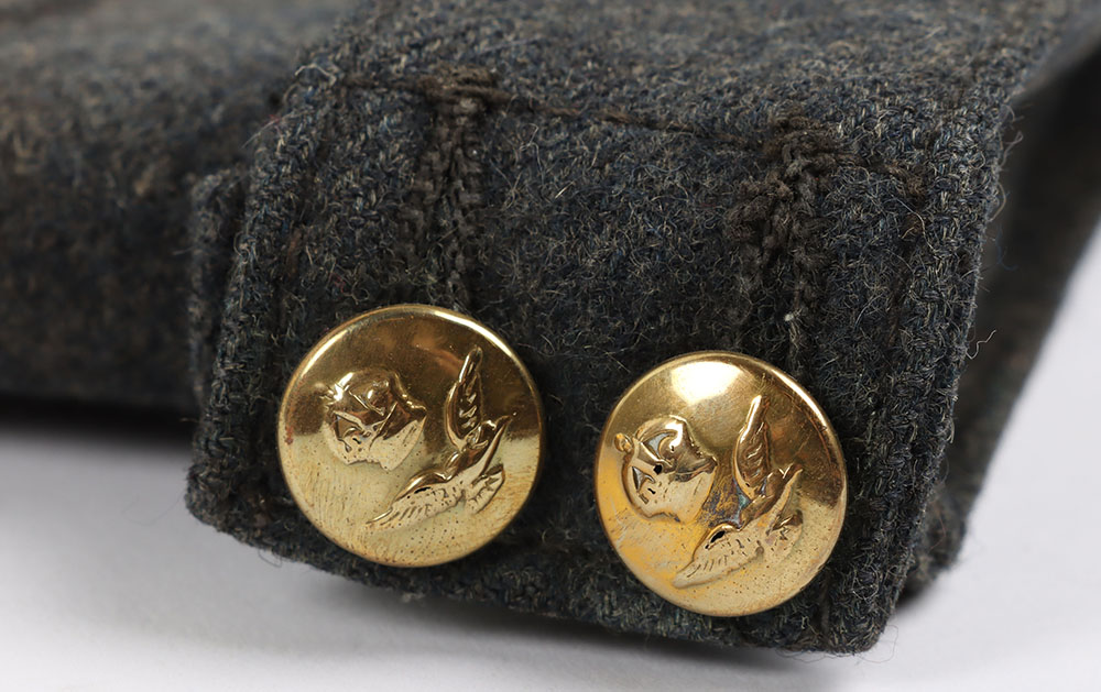 WW2 Royal Air Force Enlisted Ranks Forage Cap, in RAF blue wool with ...