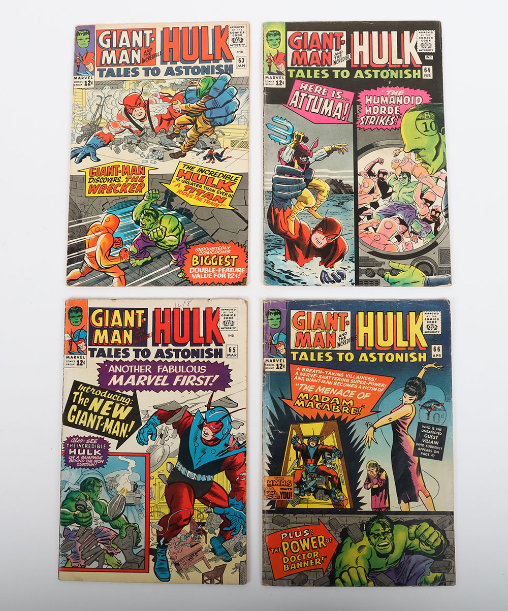 Four Vintage Giant Man and The Incredible Hulk Tales to Astonish Silver ...