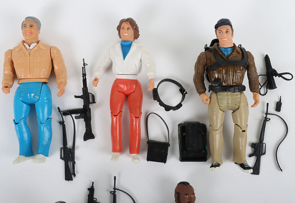 Galoob A Team Action Figures, B.A. Baracus, John Hannibal Smith ...